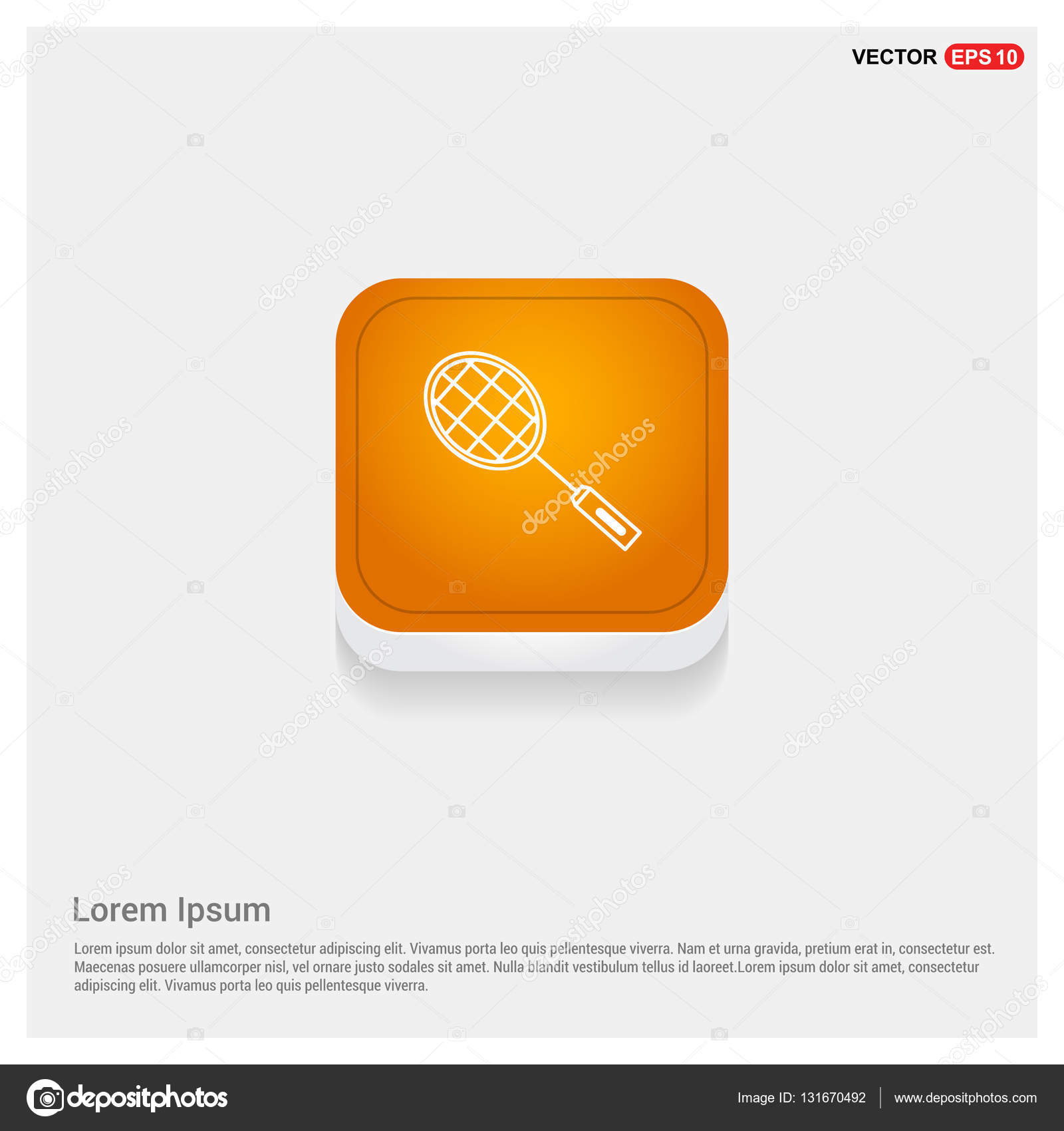 Badminton racket icon Stock Vector by ©ibrandify 131670492