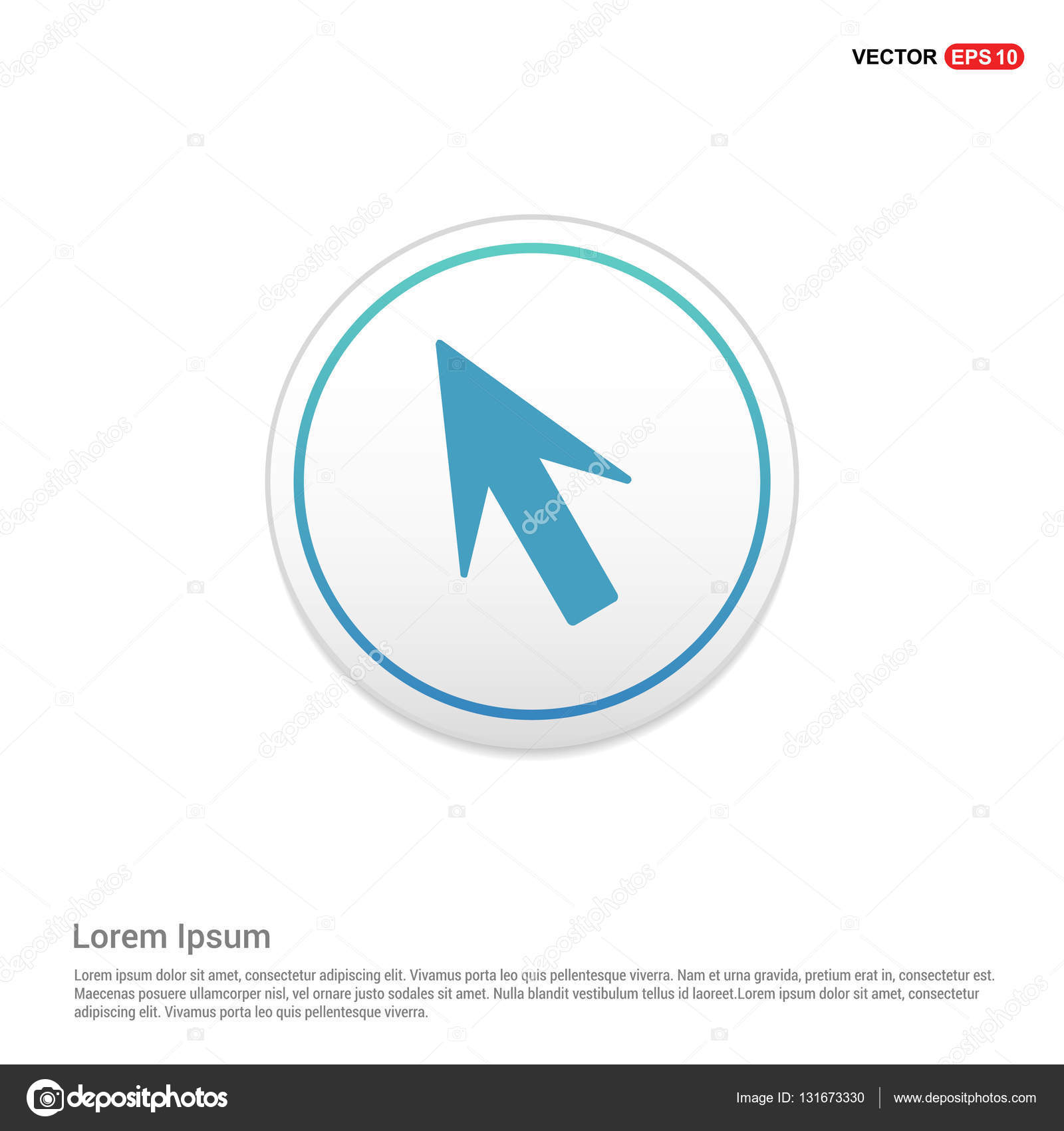 Up and left diagonal arrow icon Stock Vector by ©ibrandify 131673330