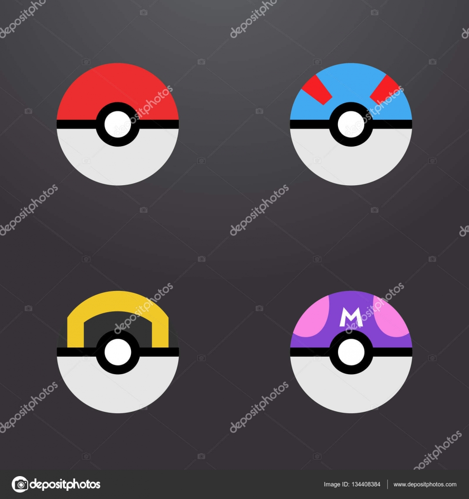 Pokemon web icons set — Stock Vector © ibrandify #134408384