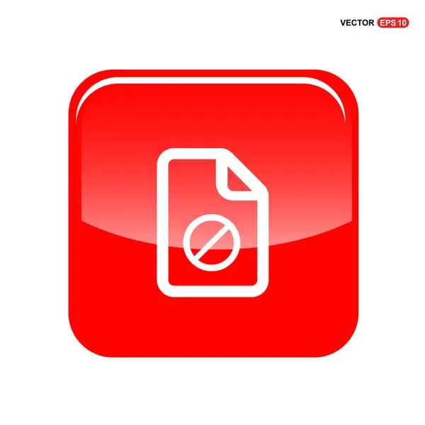 Red button icon Stock Vector by ©ibrandify 134408146