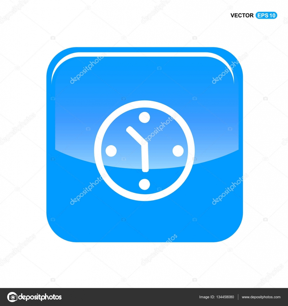 Time clock icon Stock Vector Image by ©ibrandify #134458080