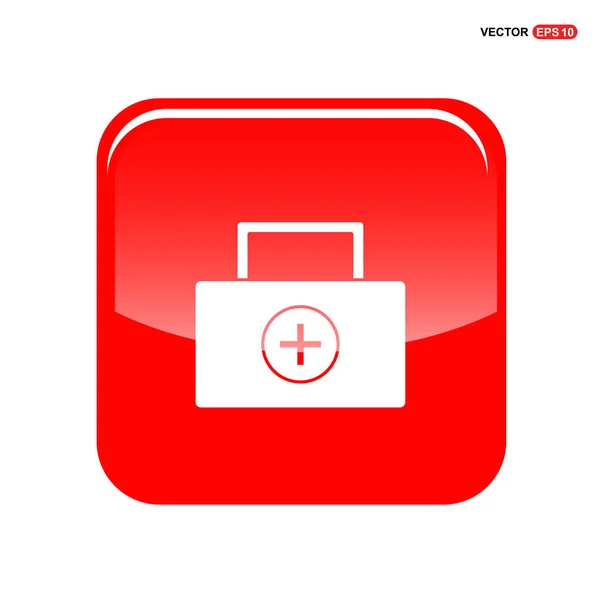 Red button icon Stock Vector by ©ibrandify 134412204
