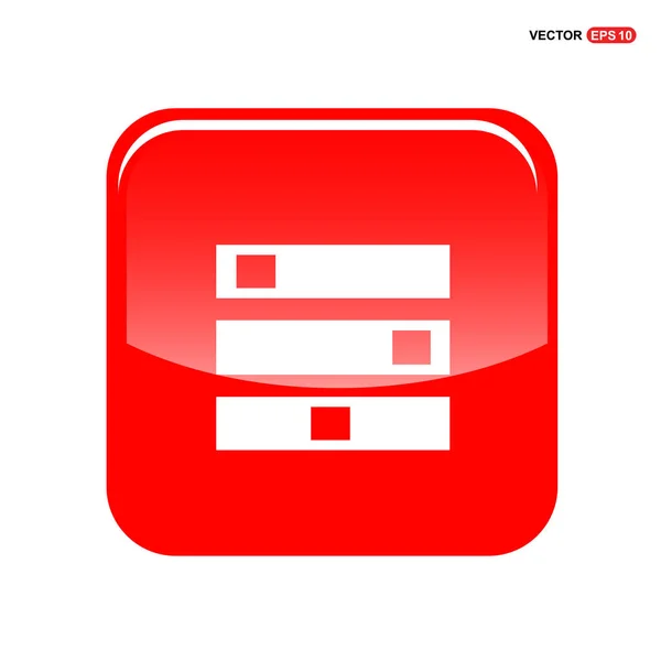Red button icon Stock Vector by ©ibrandify 134412204