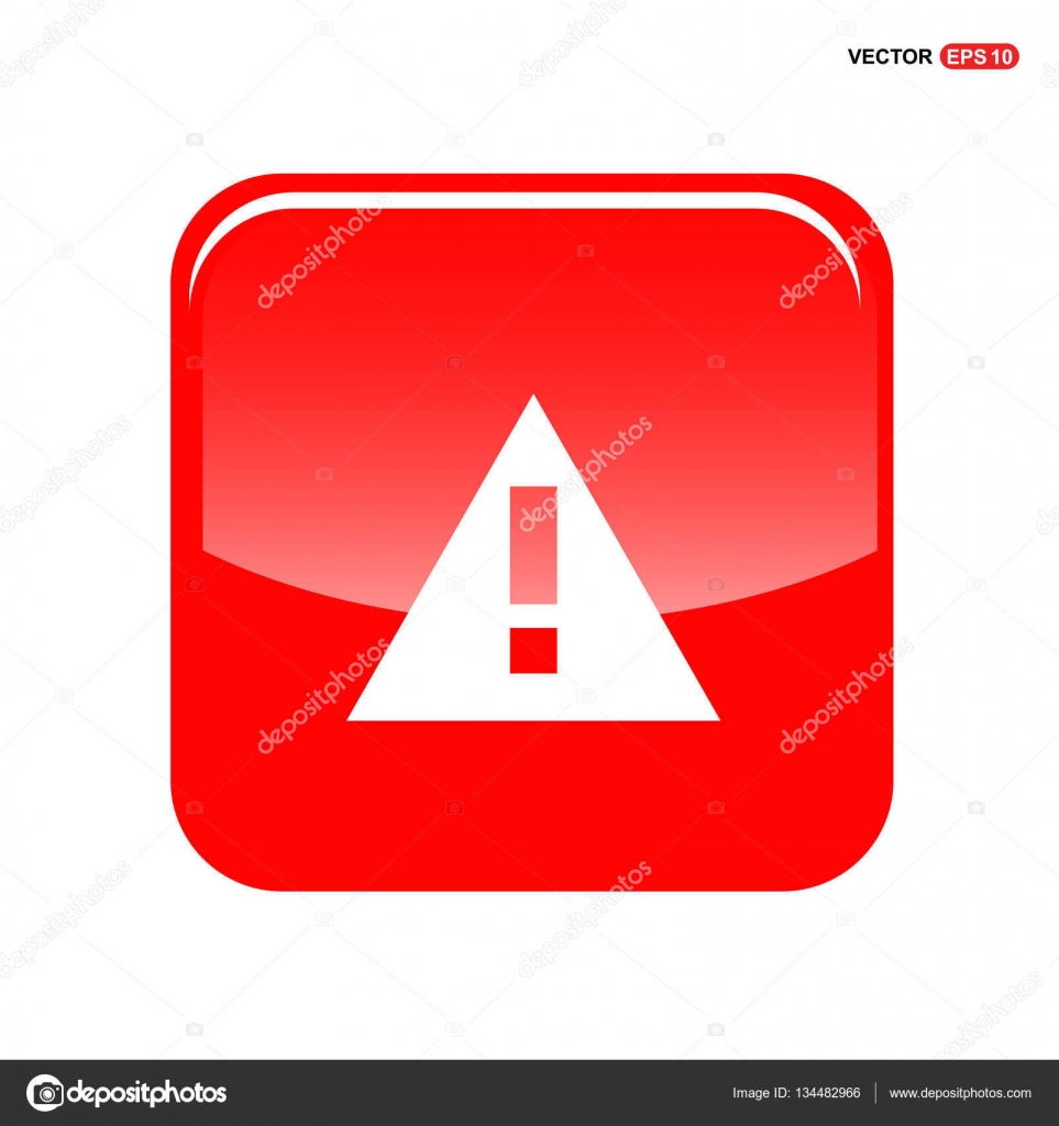 Red button icon Stock Vector by ©ibrandify 134482966