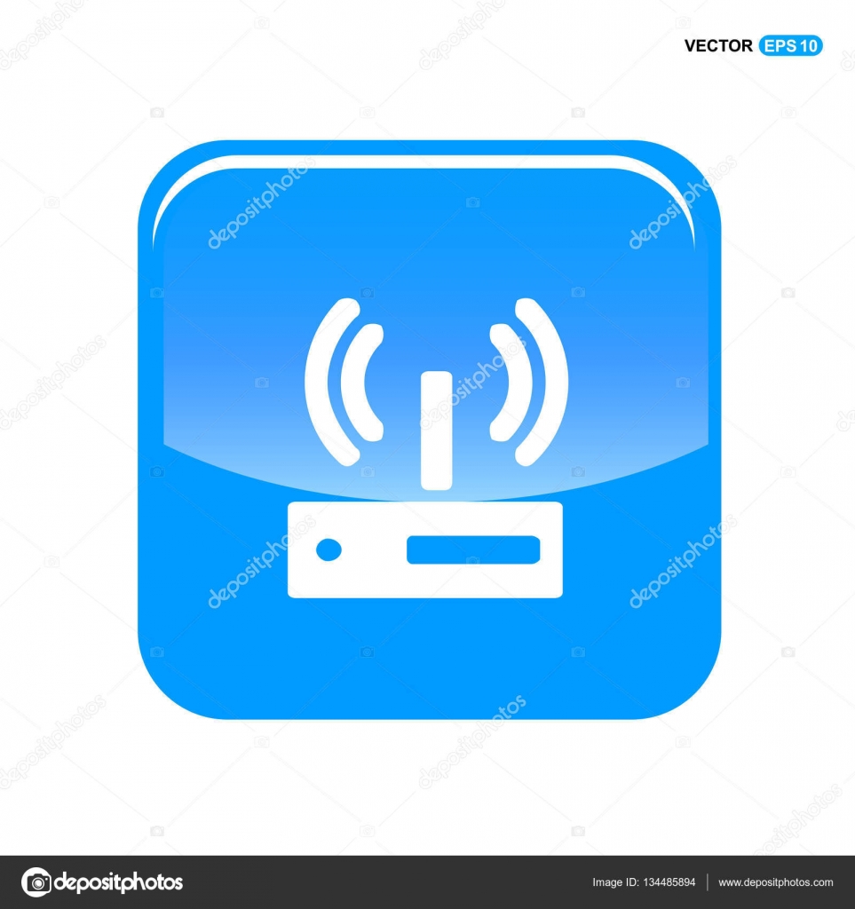Icono del router Wifi Vector de stock por ©ibrandify 134485894