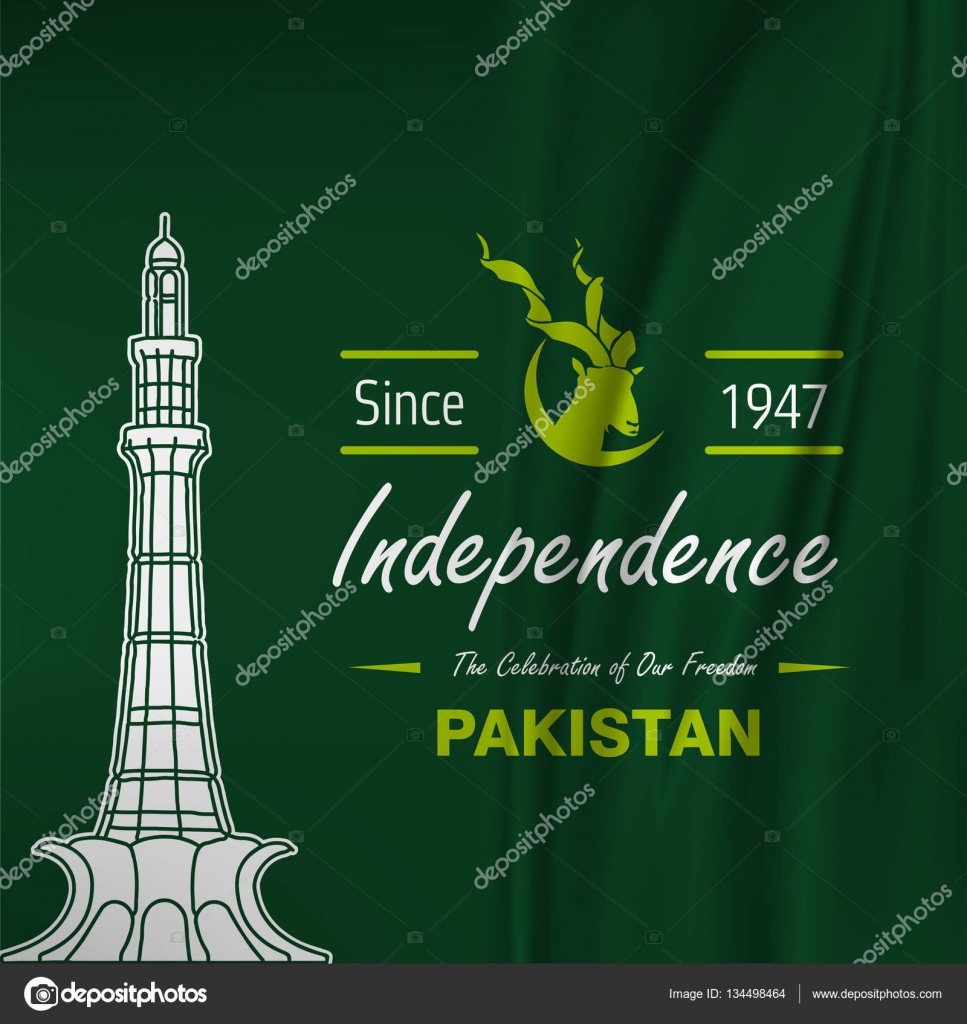 Pakistan Independence Day card Stock Vector Image by ©ibrandify #134498464