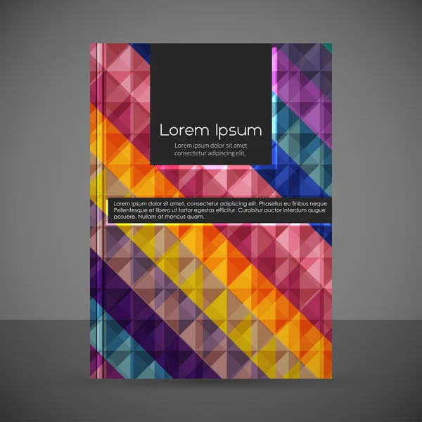 Stylish colorful book cover template Stock Vector Image by ©ibrandify ...