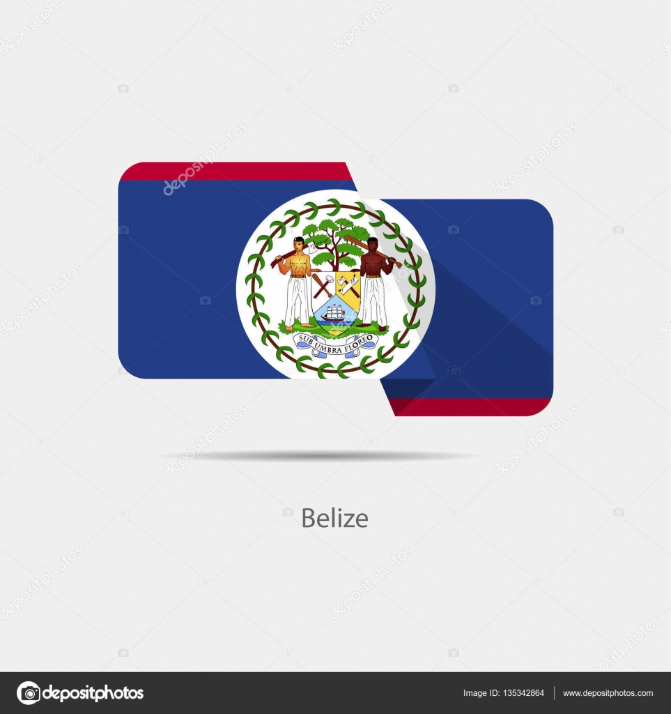 Belize national flag logo Stock Vector by ©ibrandify 135342864