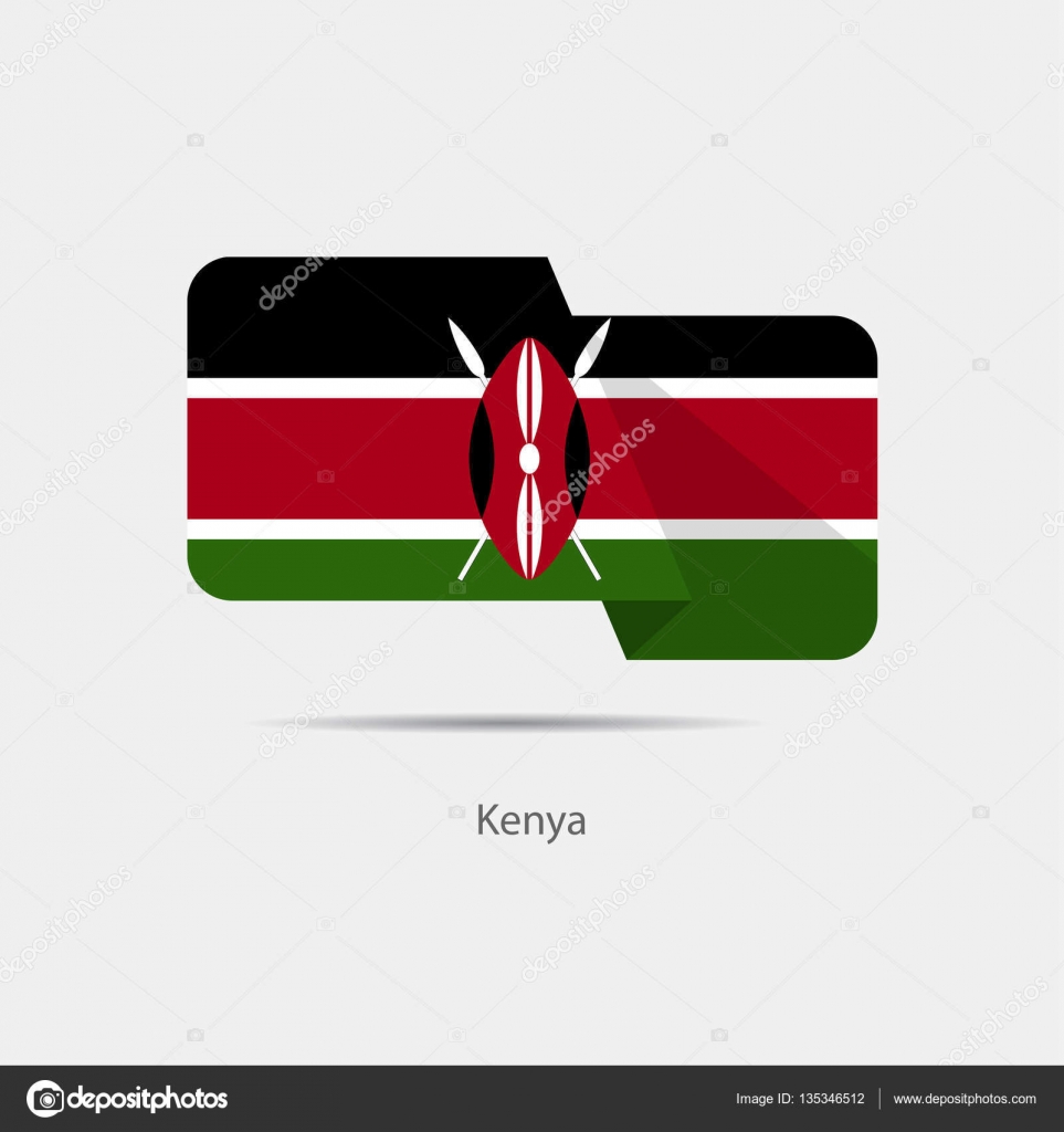 Kenya national flag logo Stock Vector Image by ©ibrandify #135346512