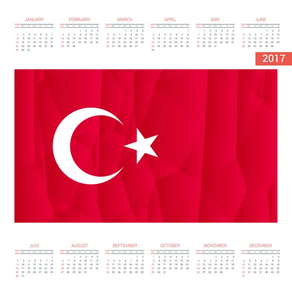 2017 türkiye takvimi vektörler | 2017 türkiye takvimi vektör çizimler ...