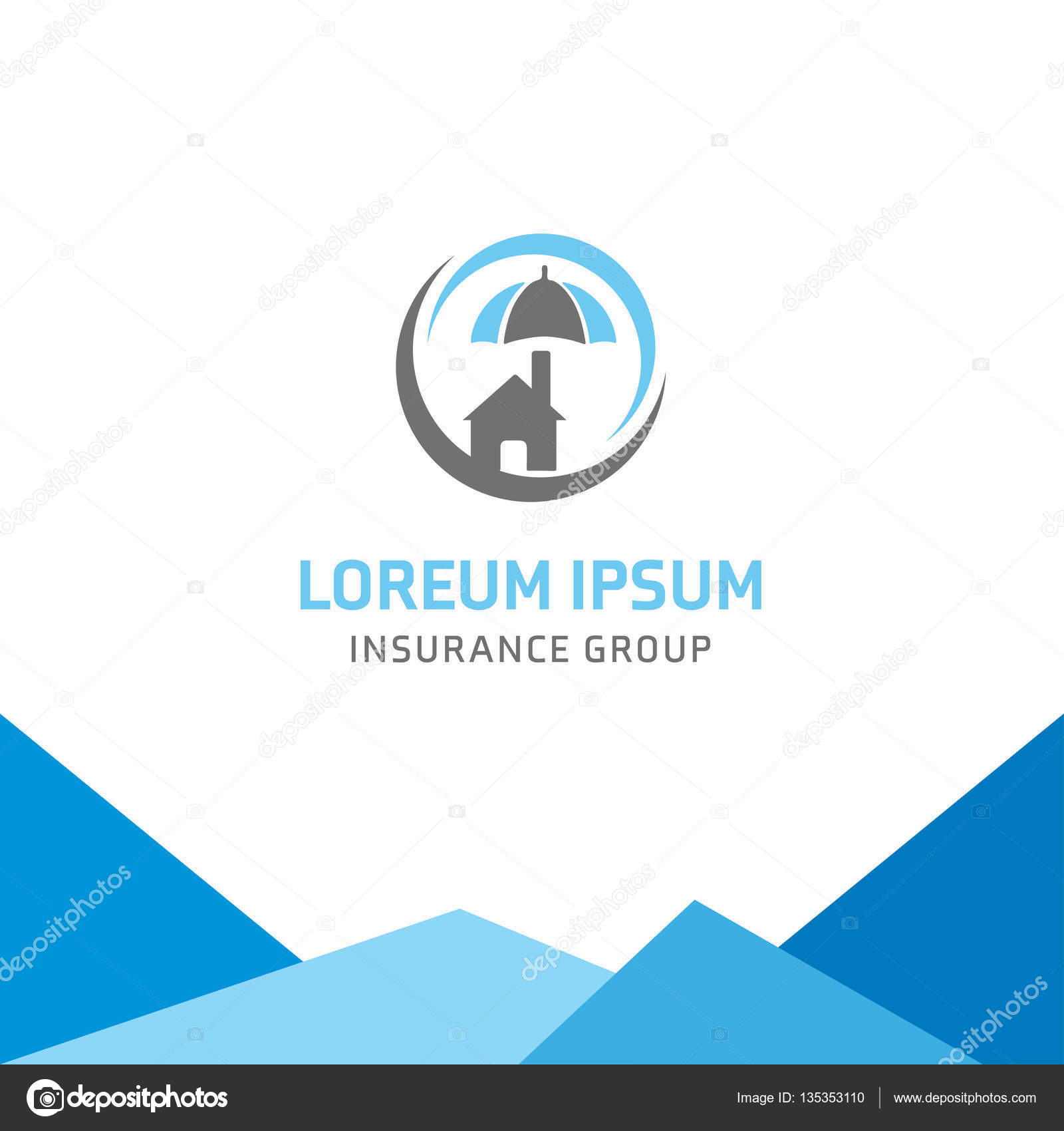 Insurance group logo Stock Vector by ©ibrandify 135353110