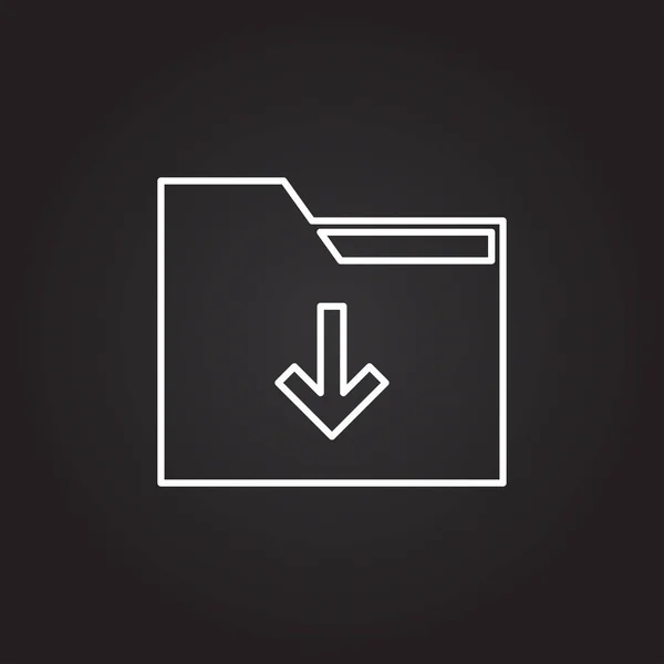 Icon of computer file sign Stock Vector by ©ibrandify 135357428