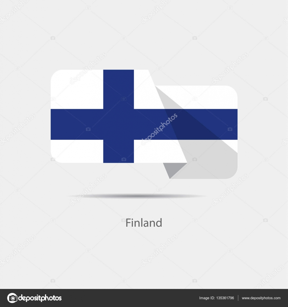 Finland national flag logo Stock Vector Image by ©ibrandify #135361796
