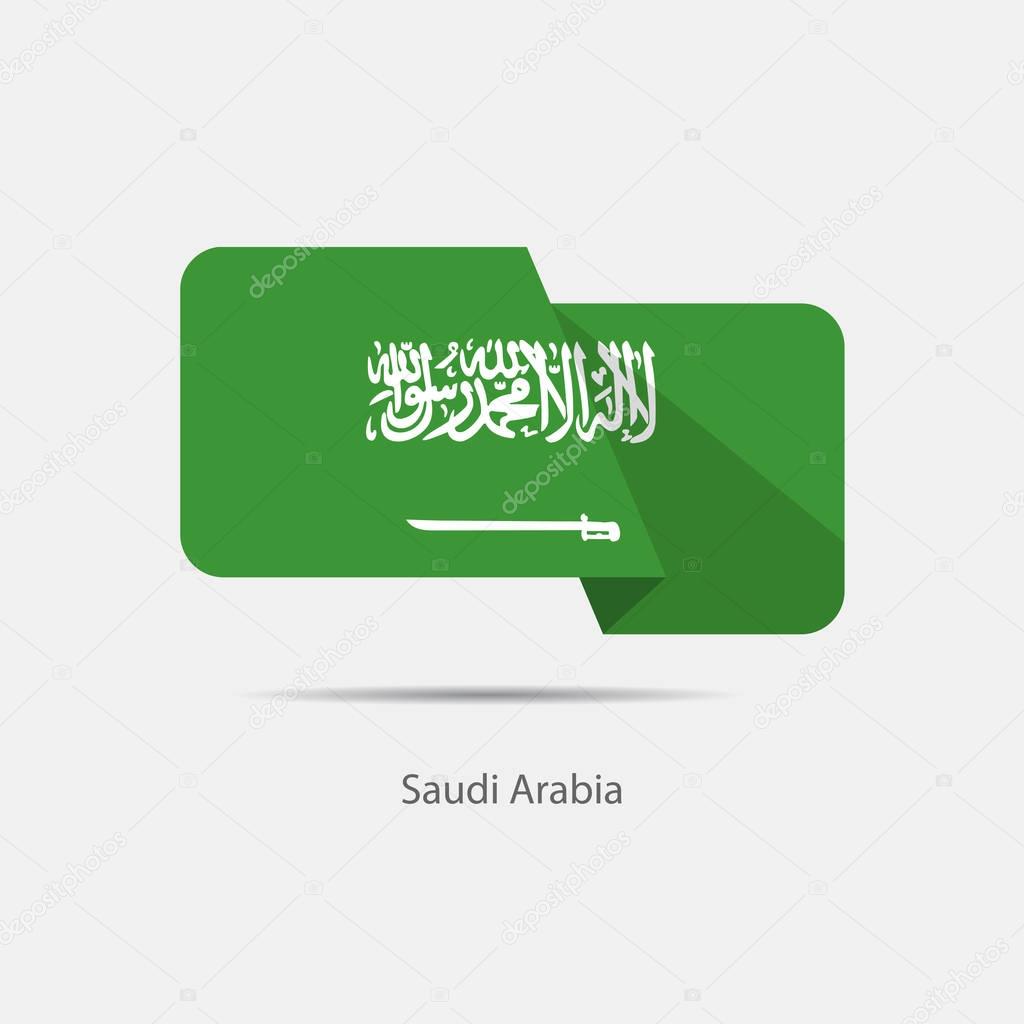 Saudi Arabia national flag logo — Stock Vector © ibrandify #135361736