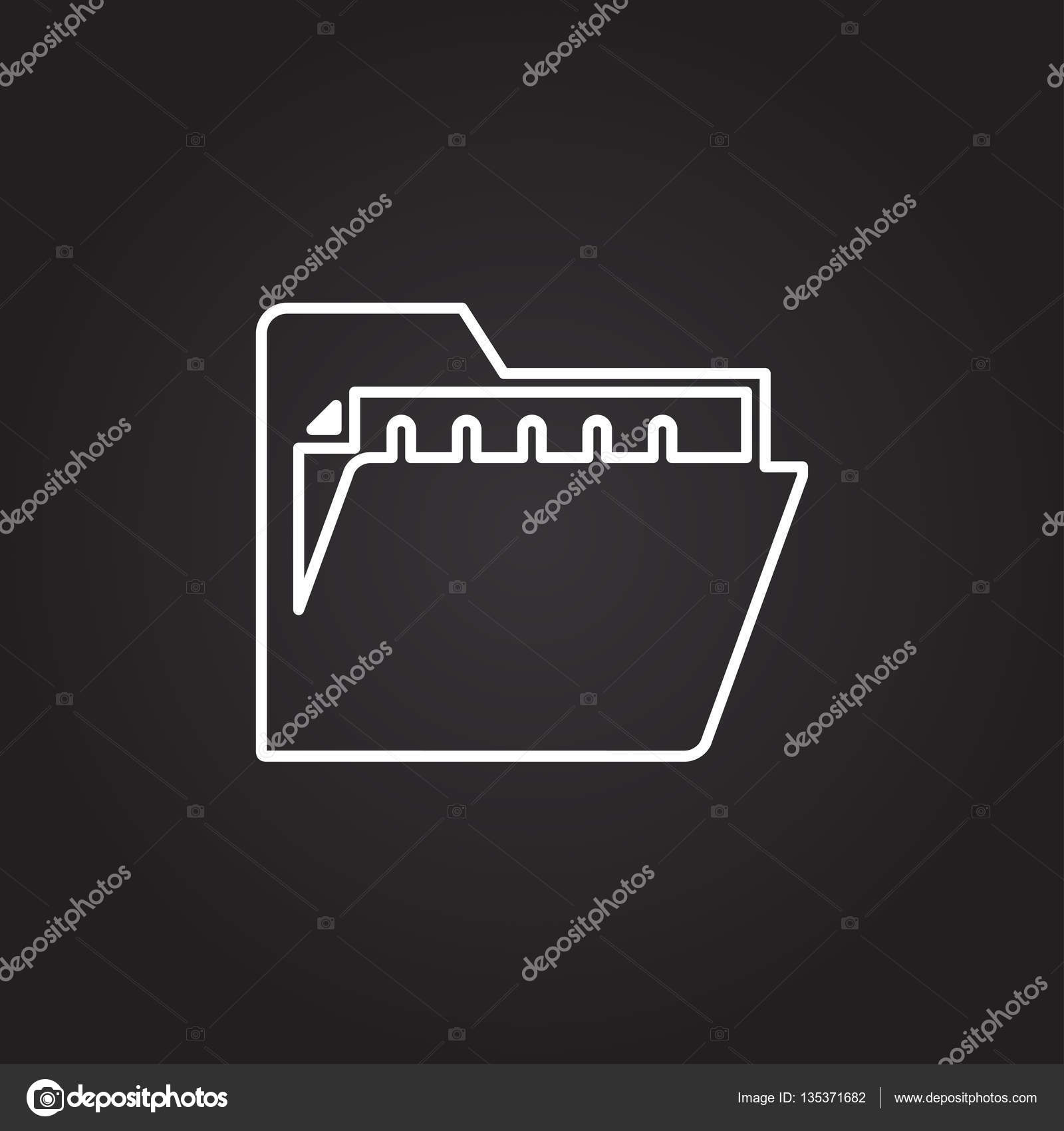 Icon of computer file sign Stock Vector by ©ibrandify 135371682