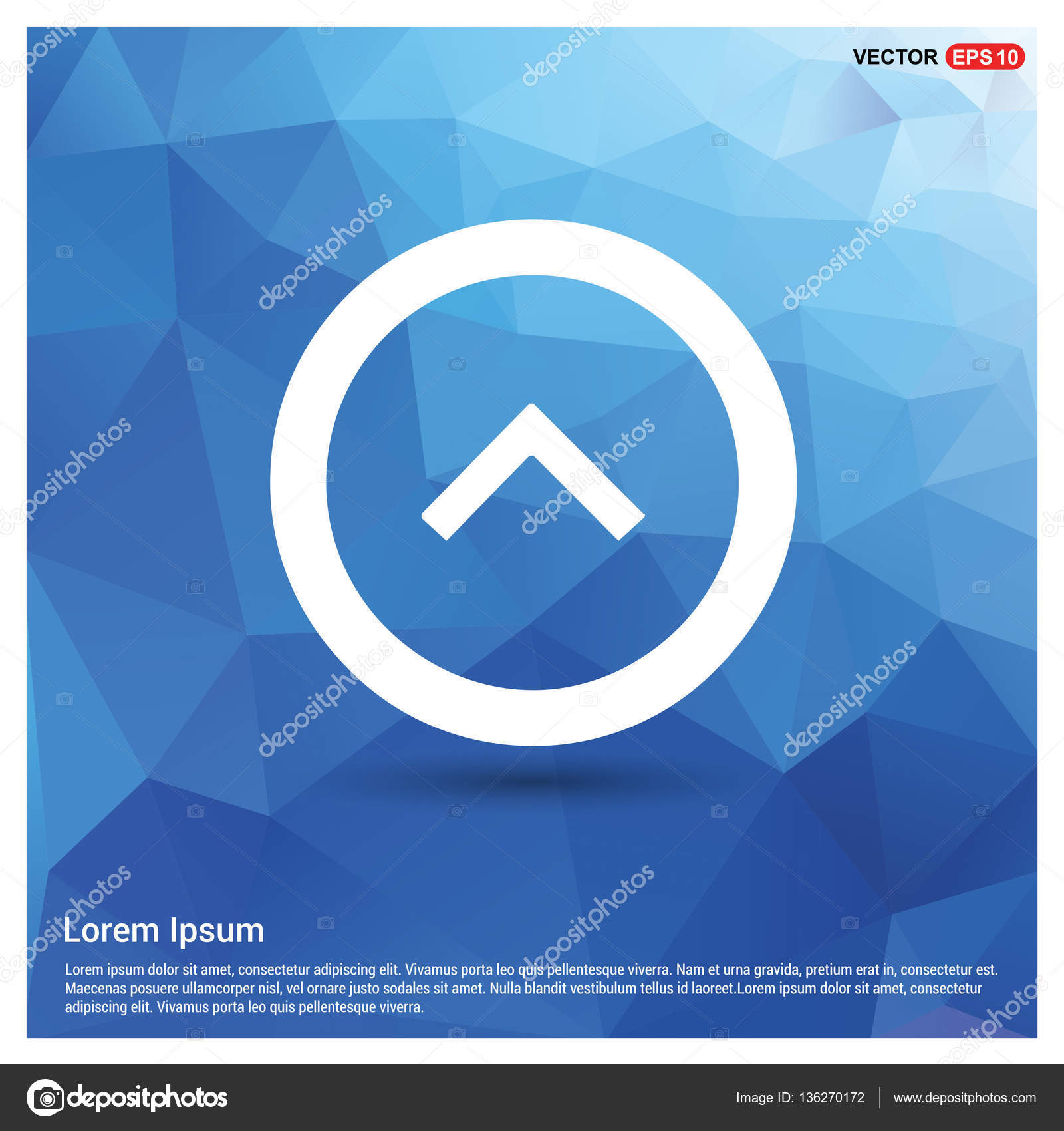 Icono flecha arriba Vector de stock #136270172 de ©ibrandify
