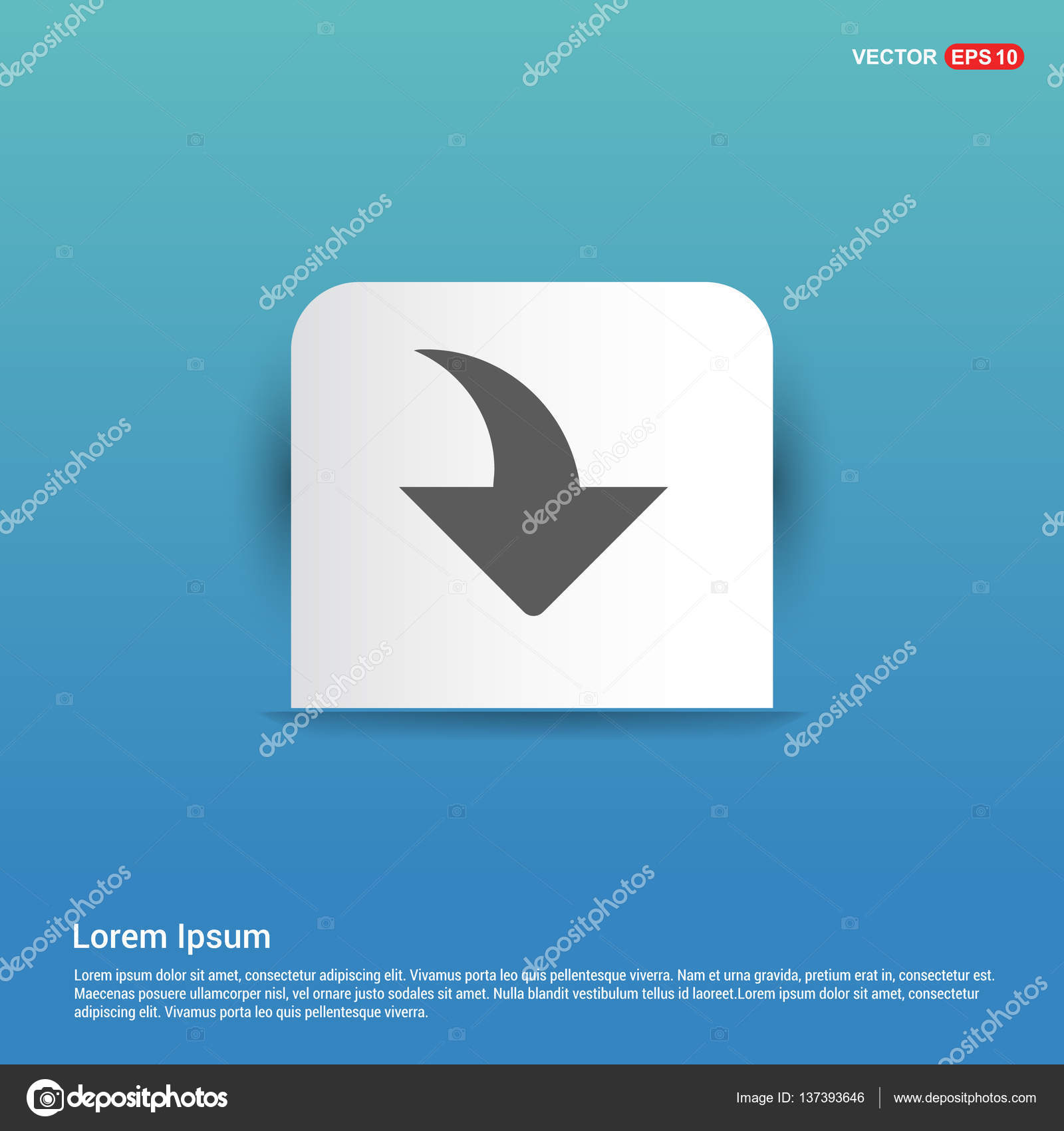 Arrow blue icon Stock Vector Image by ©ibrandify #137393646