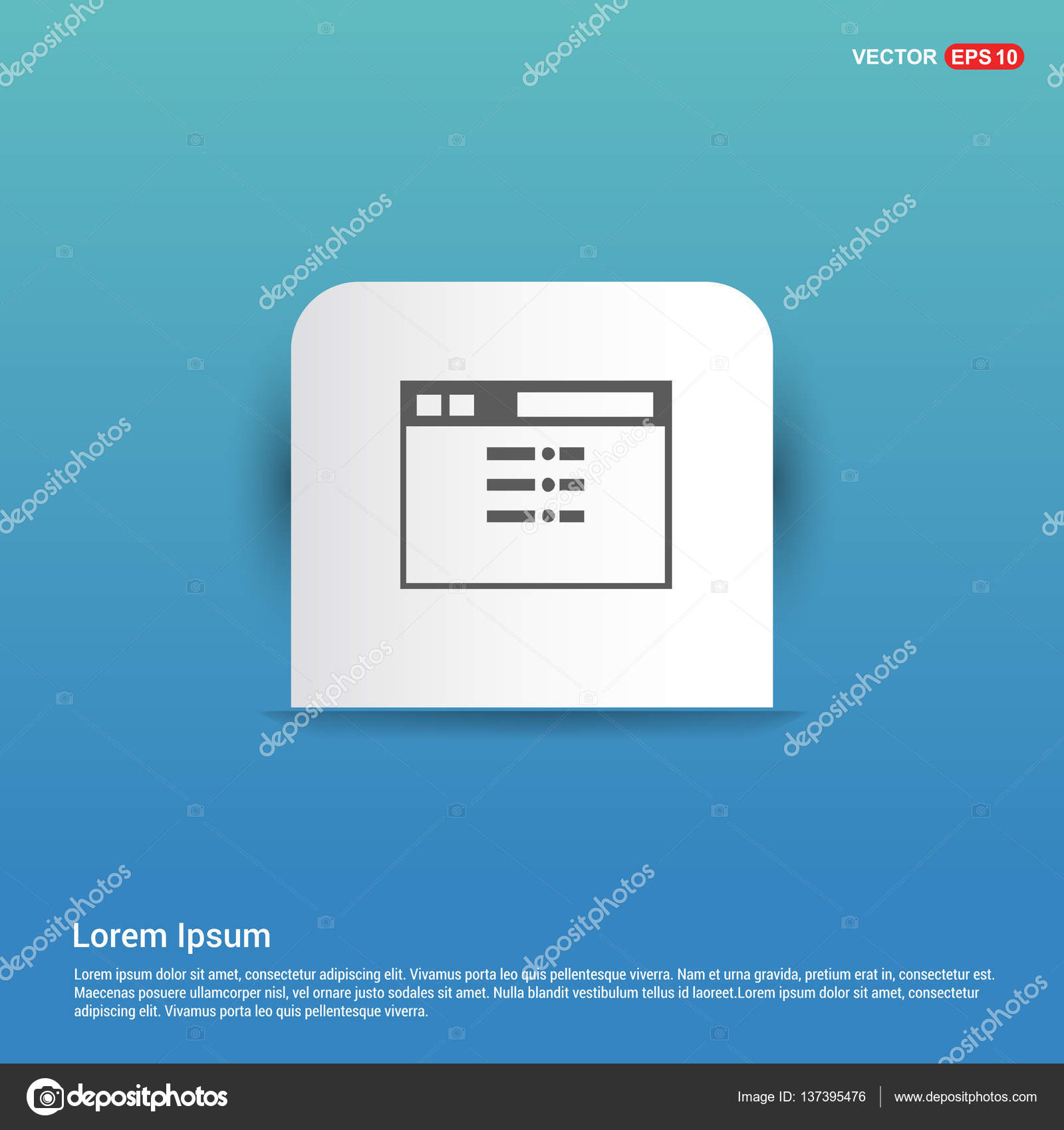Application window interface icon Stock Vector Image by ©ibrandify ...