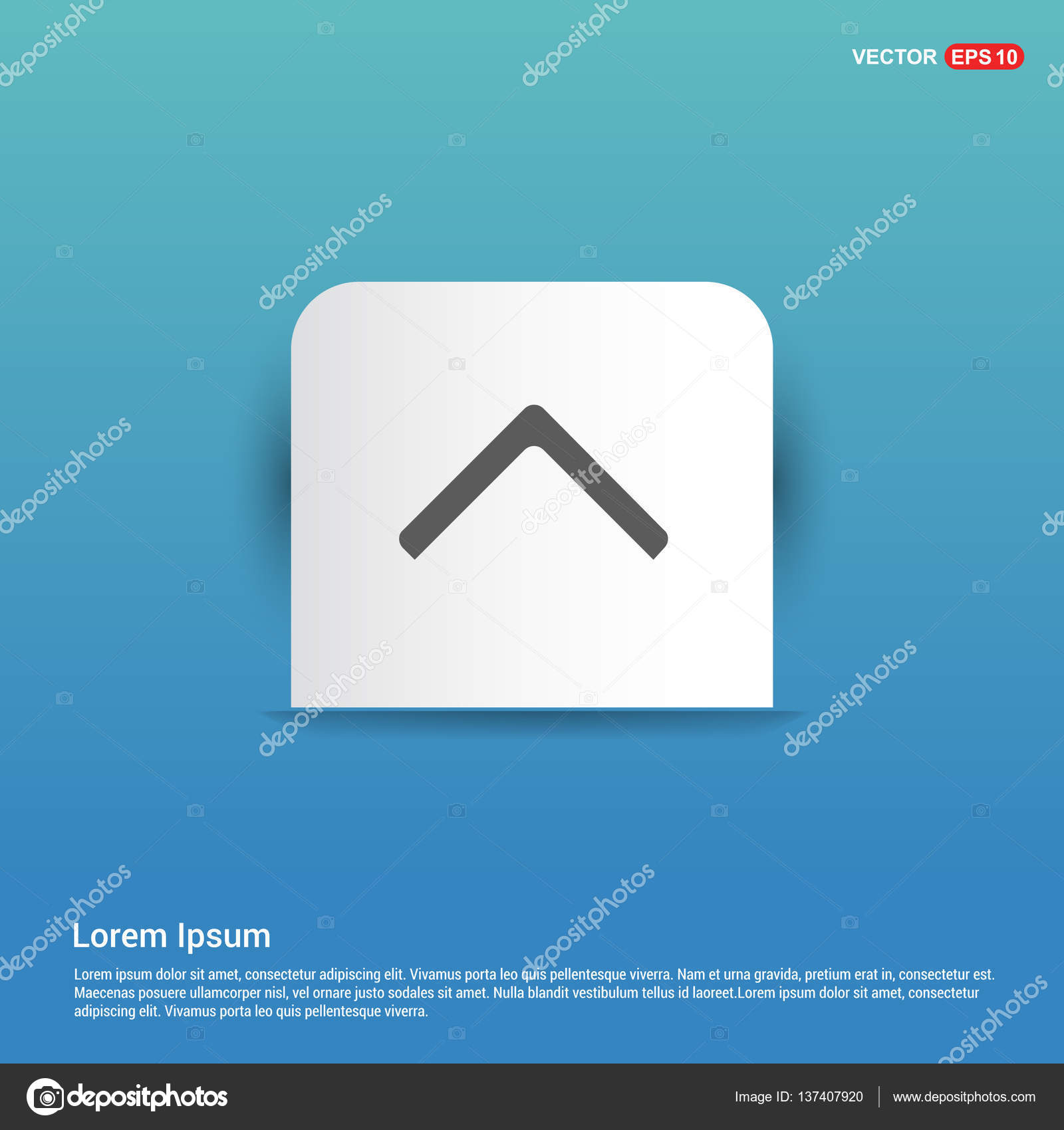 Icono flecha arriba Vector de stock #137407920 de ©ibrandify