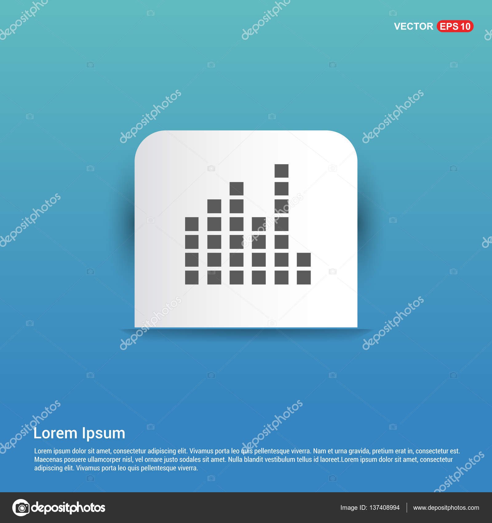 Graph flat icon Stock Vector by ©ibrandify 137408994