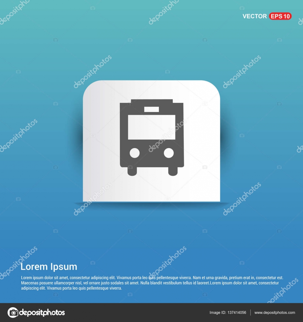 Web bus icon Stock Vector by ©ibrandify 137414056