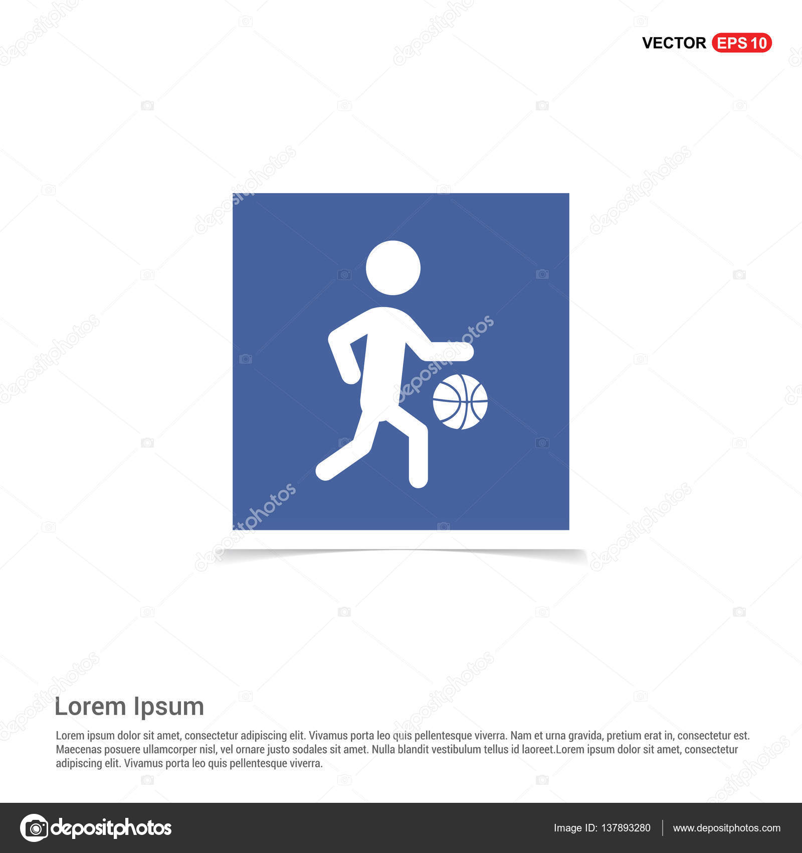 Basketball player icon Stock Vector Image by ©ibrandify #137893280