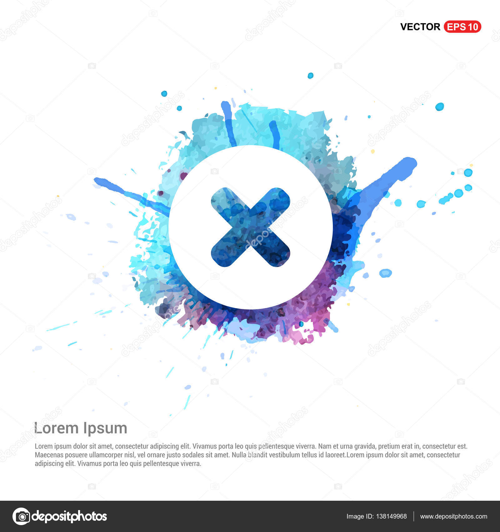 Delete cross icon Stock Vector Image by ©ibrandify #138149968 Delete cross icon Stock Vector Image by ©ibrandify #138149968