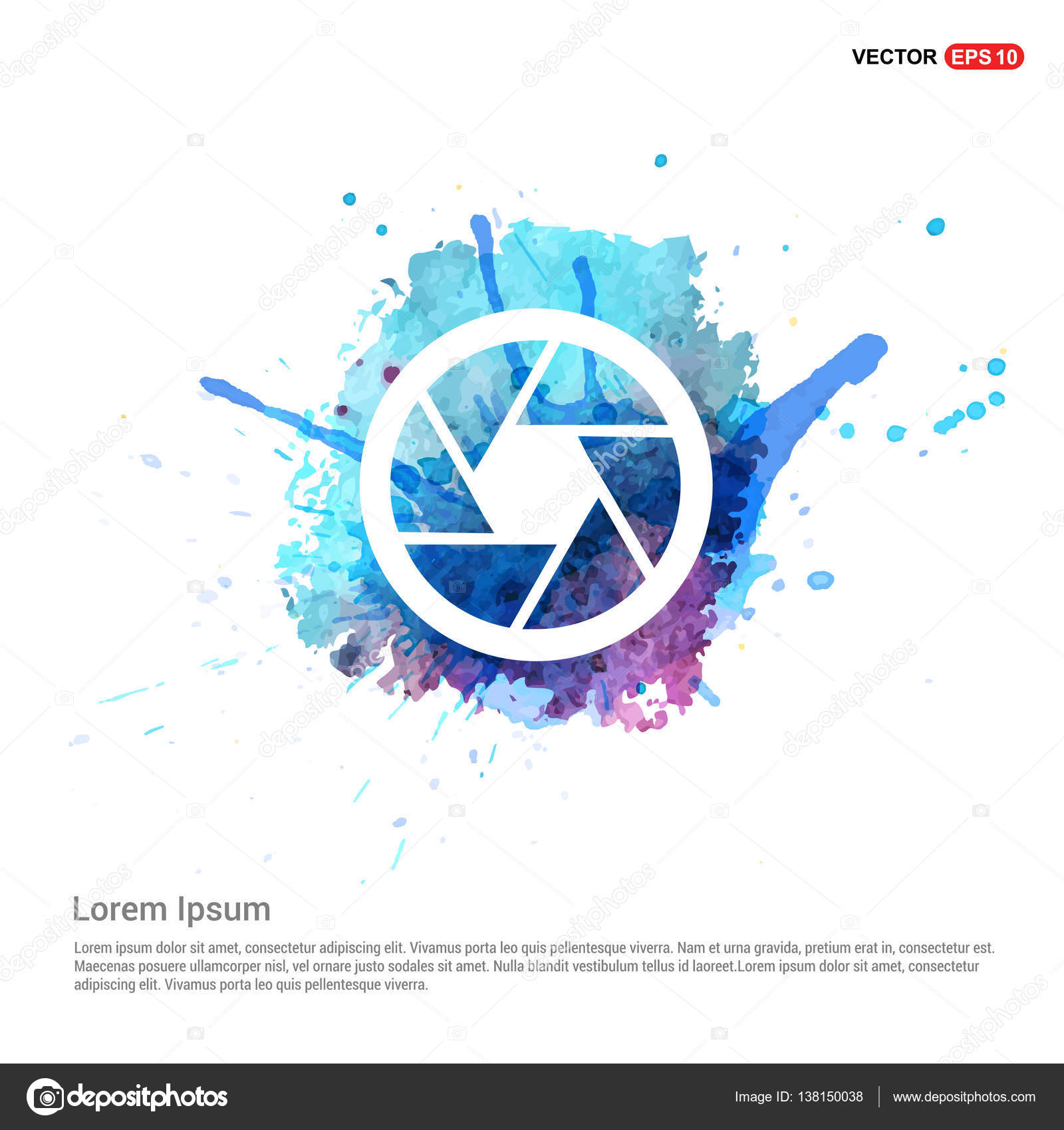 Camera shutter icon Stock Vector by ©ibrandify 138150038