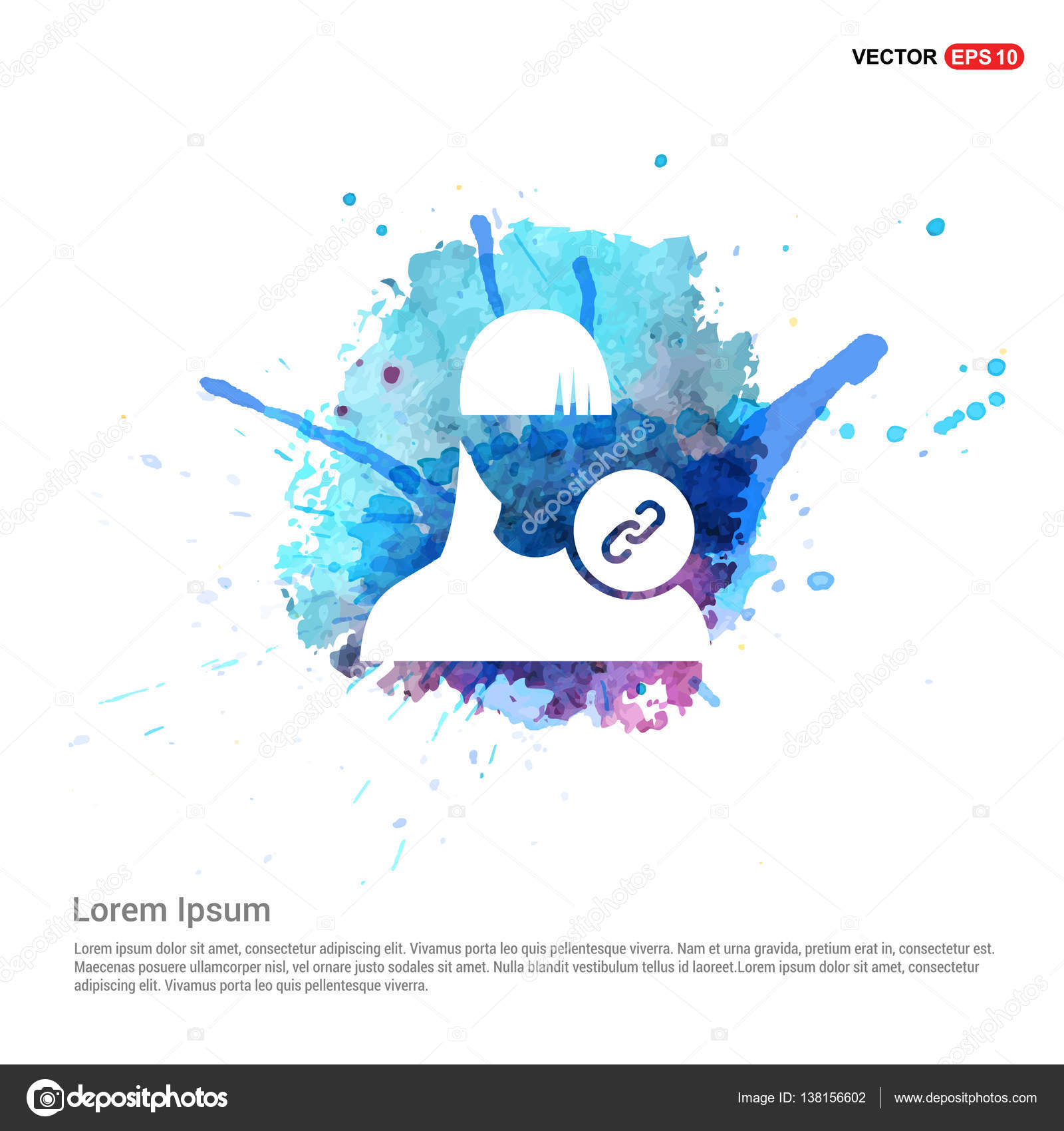 Url link attach user icon Stock Vector by ©ibrandify 138156602