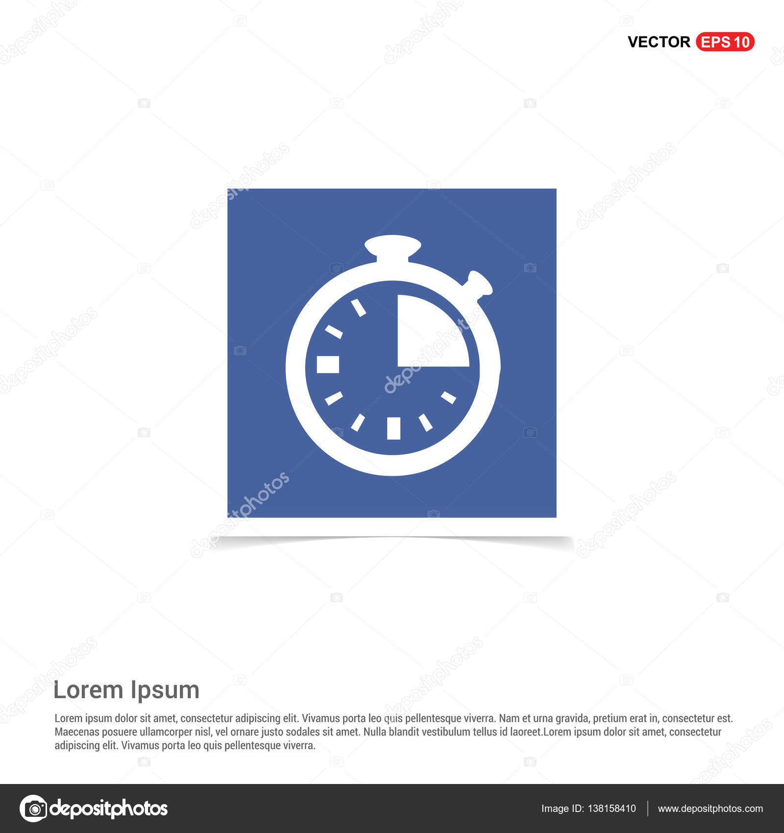 Time clock icon Stock Vector by ©ibrandify 138158410