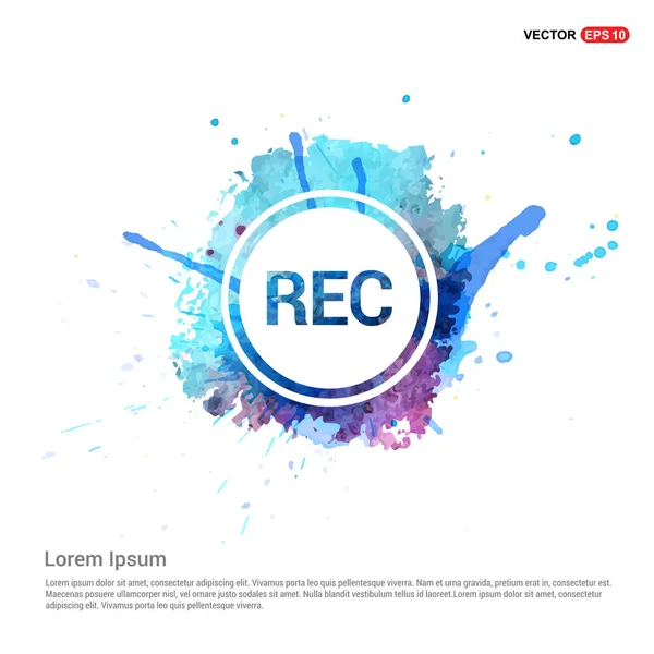 ᐈ Rec symbol stock vectors, Royalty Free rec illustrations | download ...