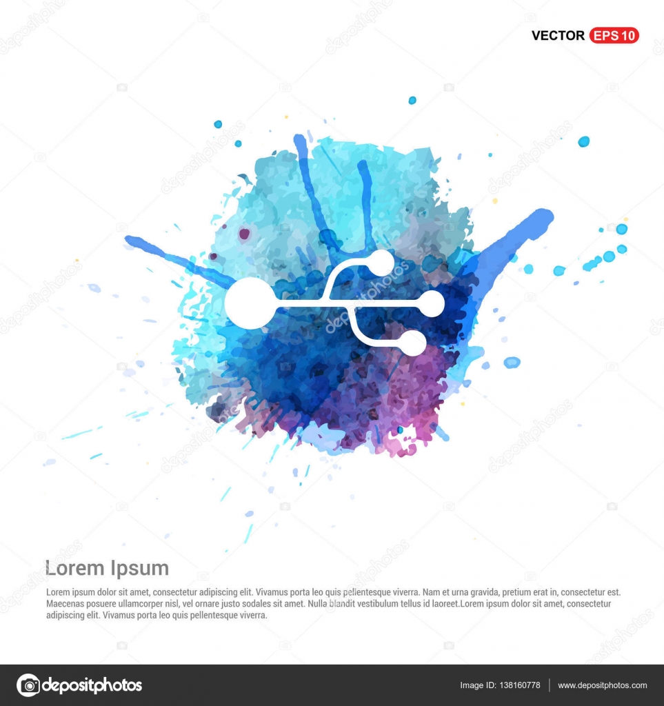 Connected dots flat icon Stock Vector by ©ibrandify 138160778