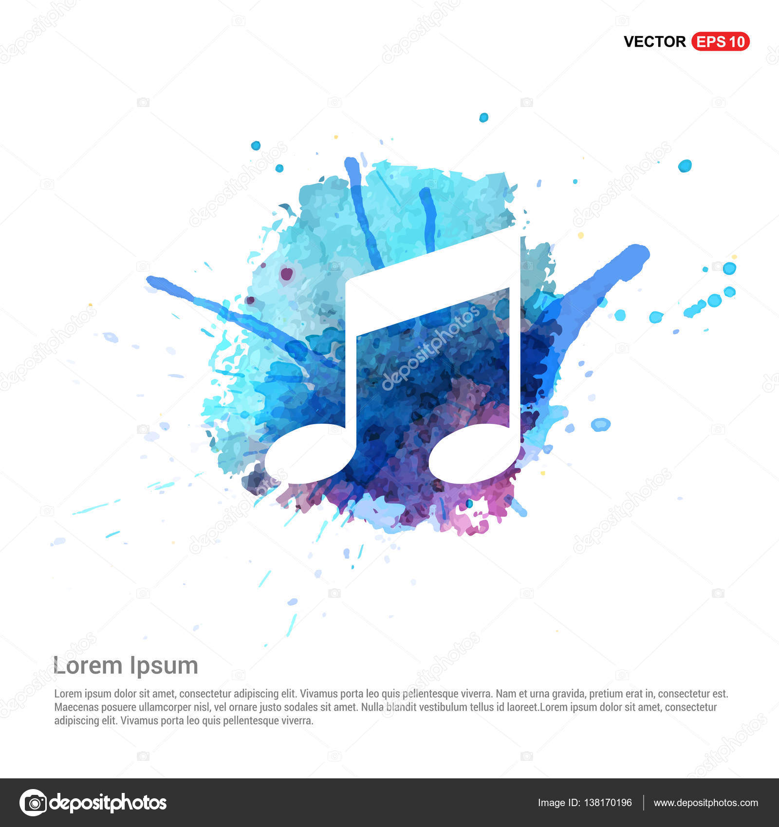 Música notas icono Vector de stock #138170196 de ©ibrandify