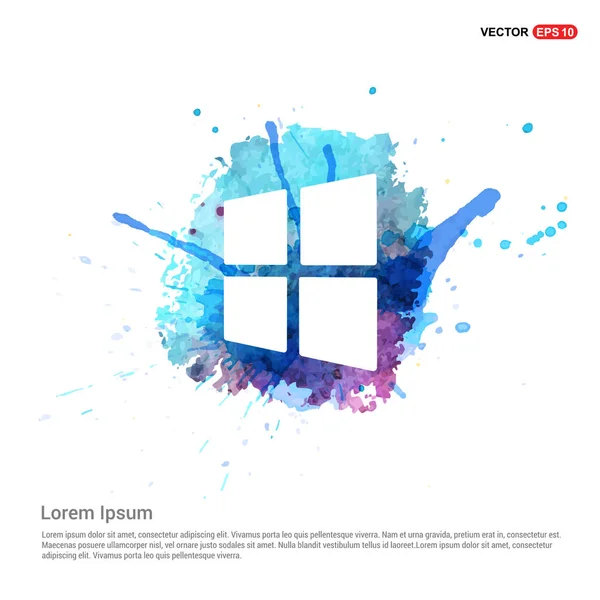Icono de windows imágenes de stock de arte vectorial | Depositphotos