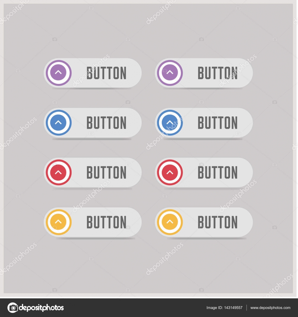 Upper arrow buttons Stock Vector by ©ibrandify 143149557