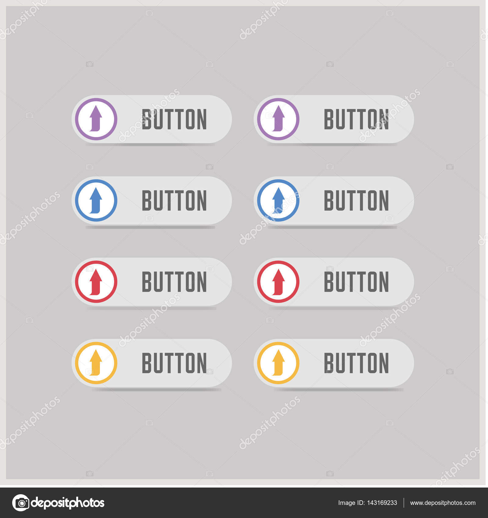 Upper arrow buttons Stock Vector by ©ibrandify 143169233