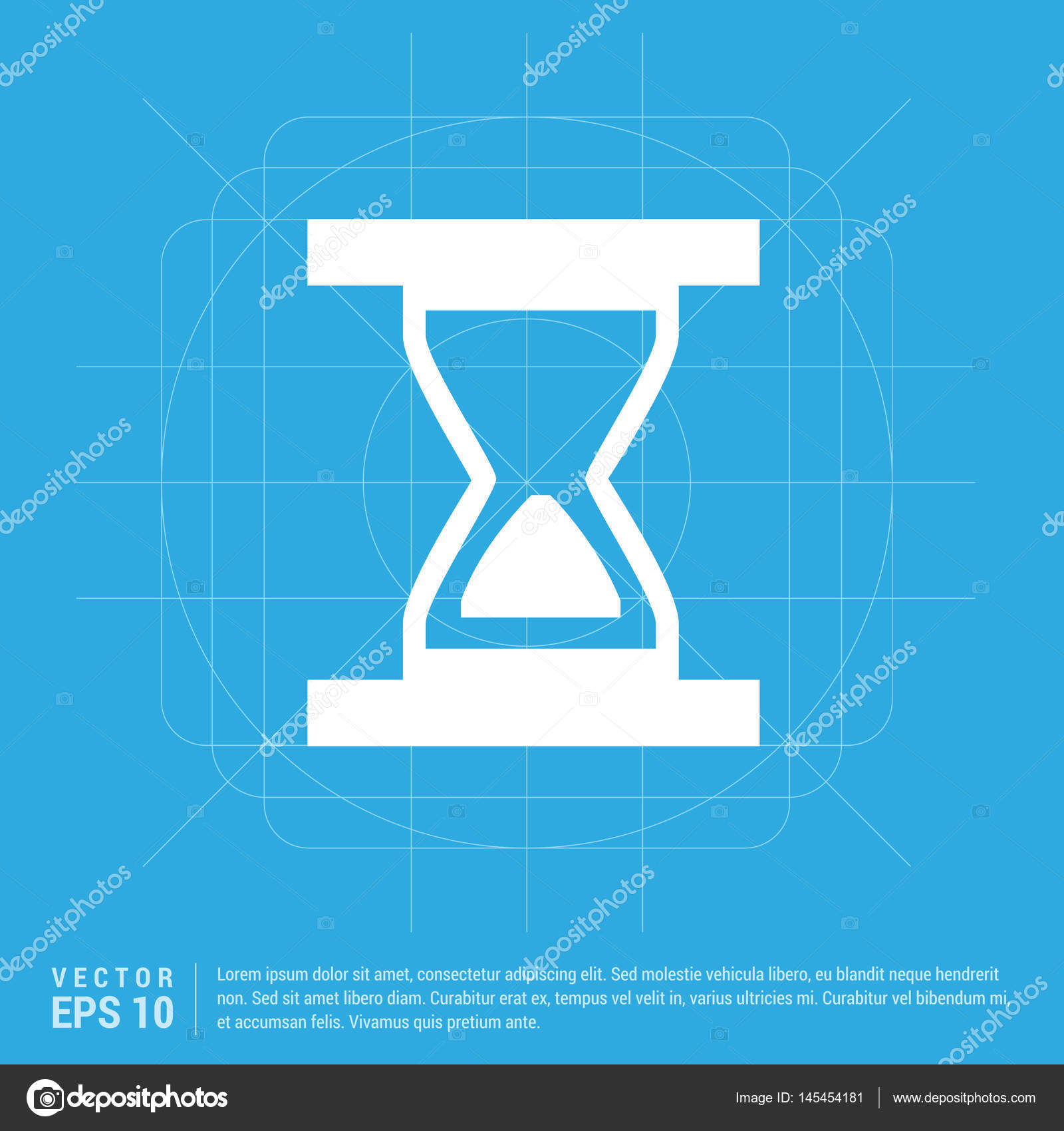 Arena icono reloj de arena Vector de stock por ©ibrandify 145454181