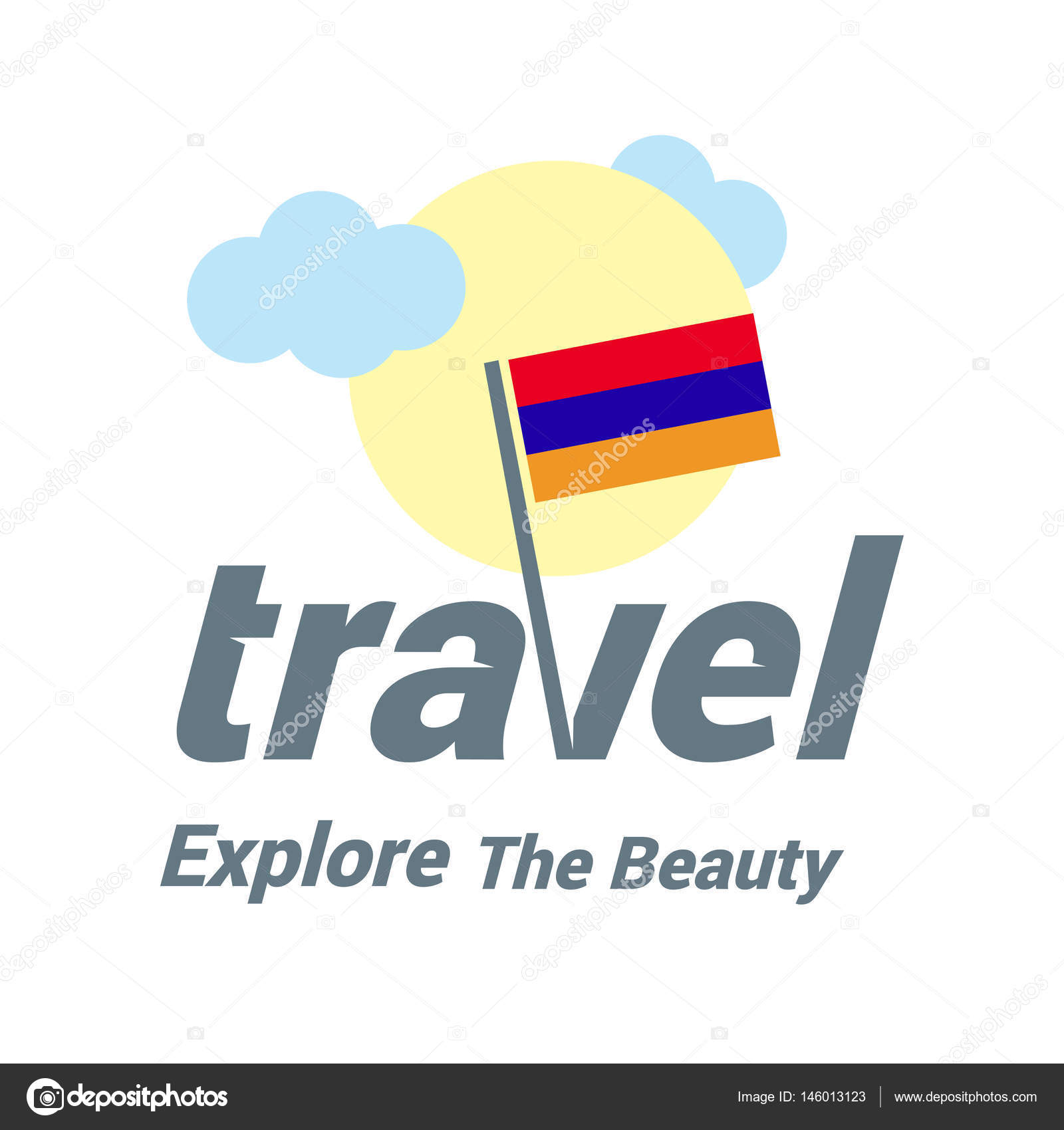 Armenia national flag logo Stock Vector by ©ibrandify 146013123