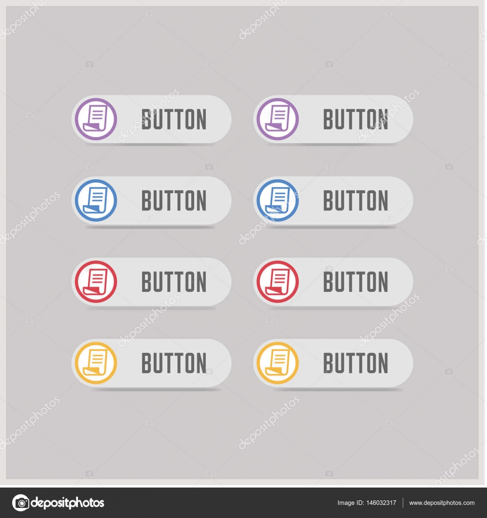 Report Icon buttons Stock Vector Image by ©ibrandify #146032317