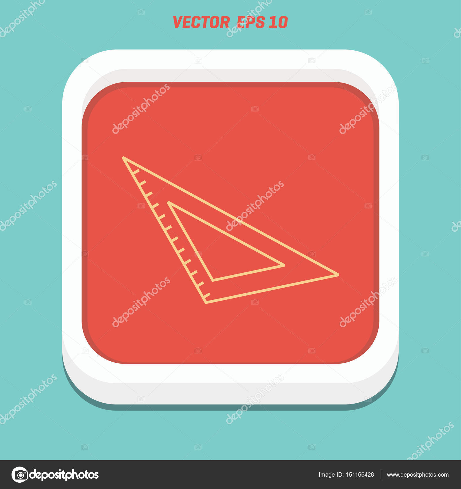 Math triangle Icon Stock Vector by ©ibrandify 151166428
