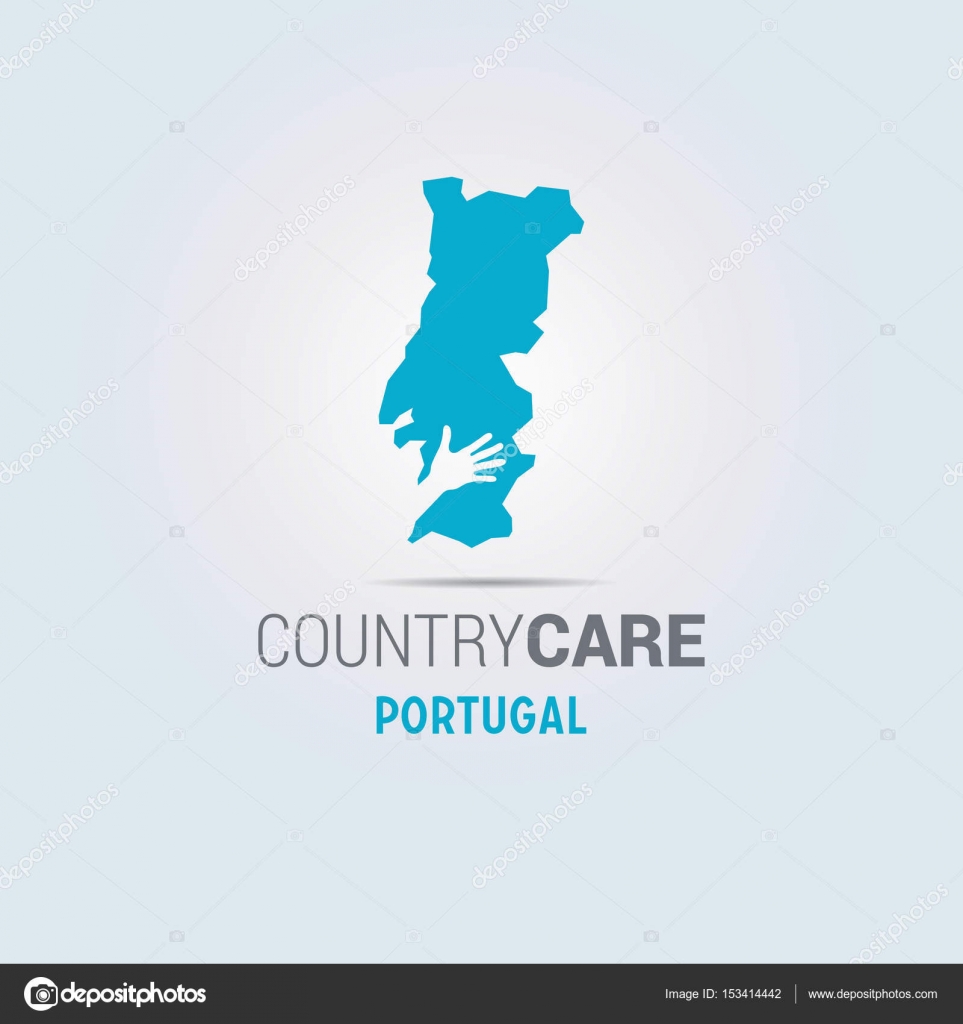 Mapa azul con la mano Vector de stock por ©ibrandify 153414442