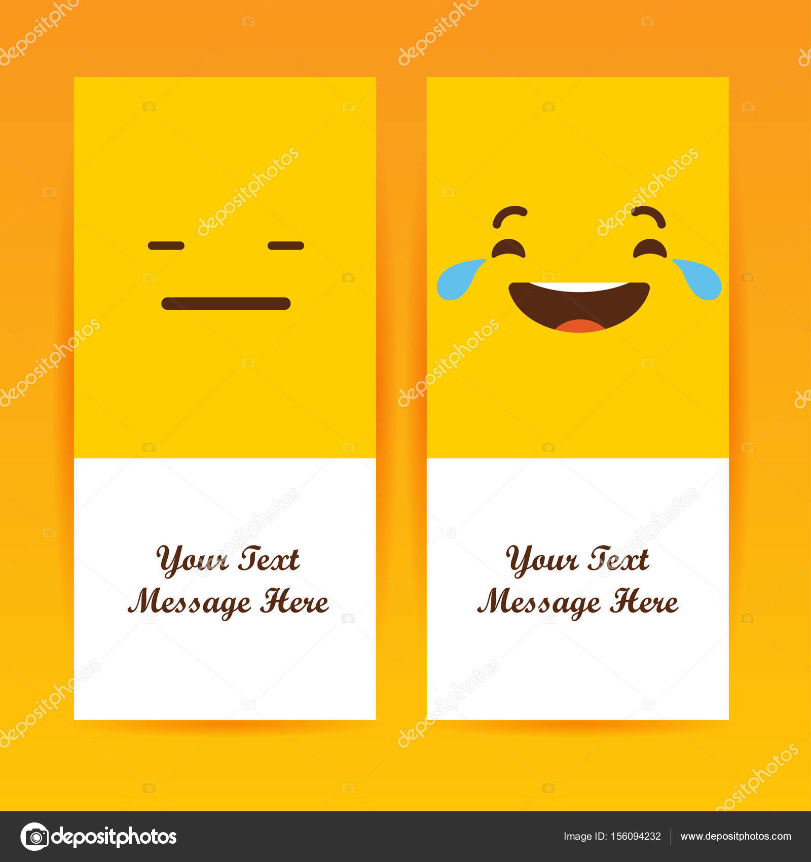 Smiley faces design elements Stock Vector Image by ©ibrandify #156094232