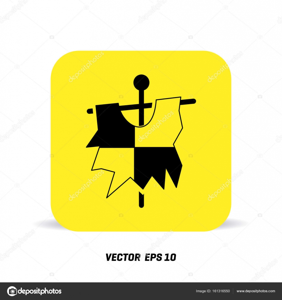 Old flag icon Stock Vector Image by ©ibrandify #161316550