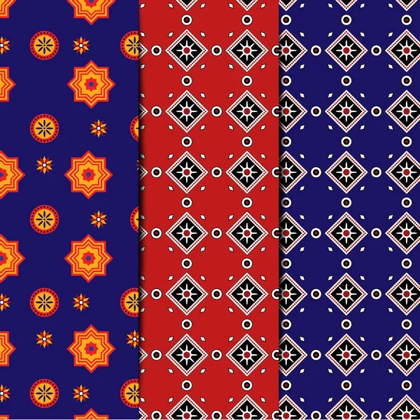 Sindhi Ajrak Pattern Collection ⬇ Vector Image by © ibrandify | Vector ...