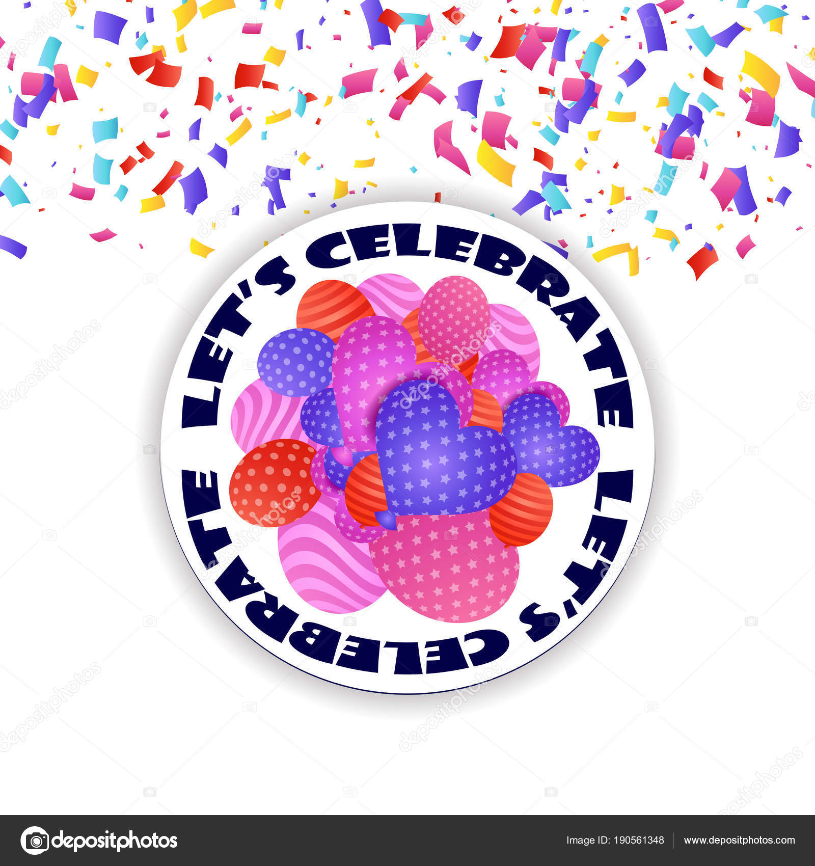 Stylish Celebration Poster Vector Illustration Stock Vector by ...