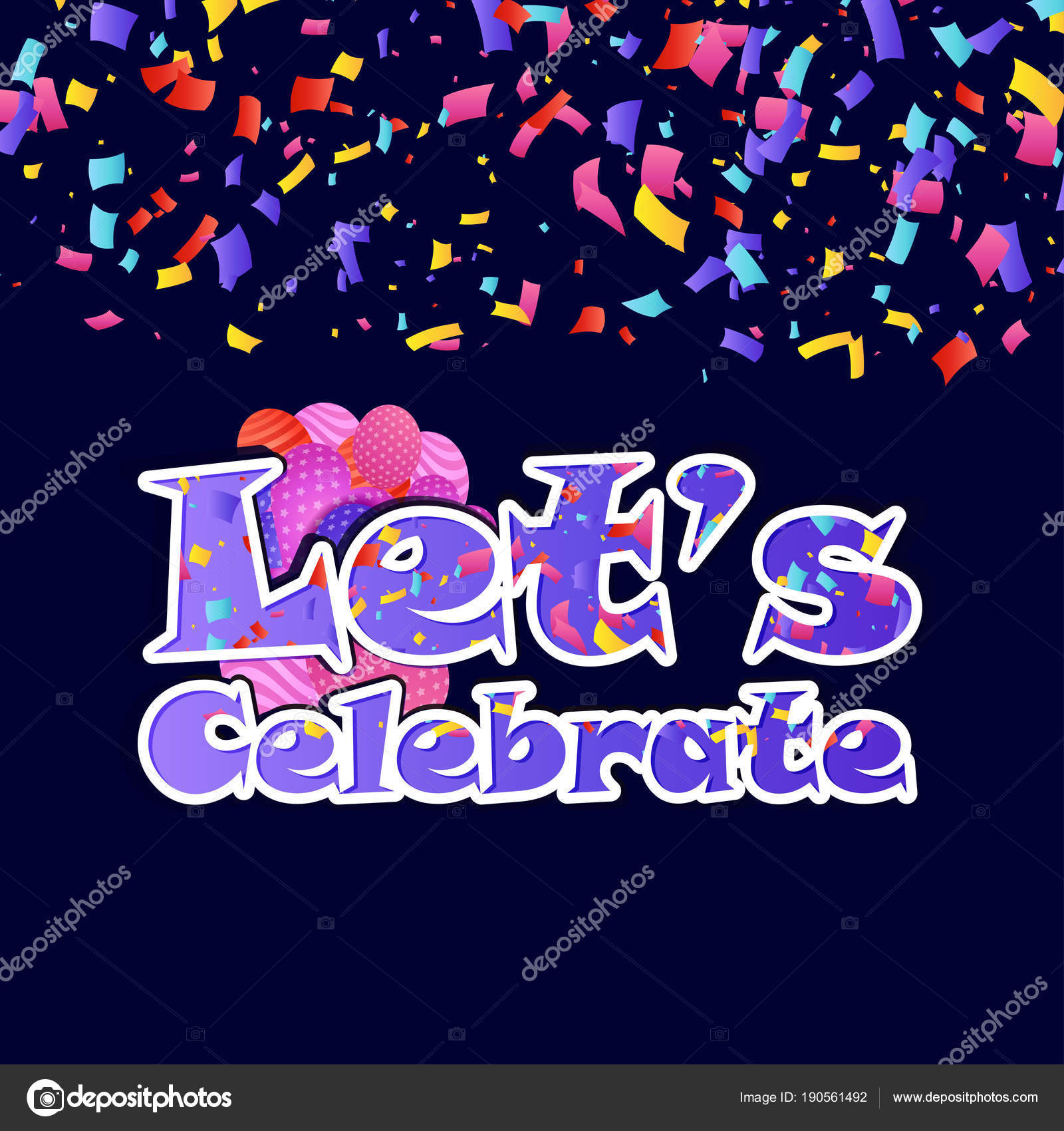 Stylish Celebration Poster Vector Illustration Stock Vector Image by ...