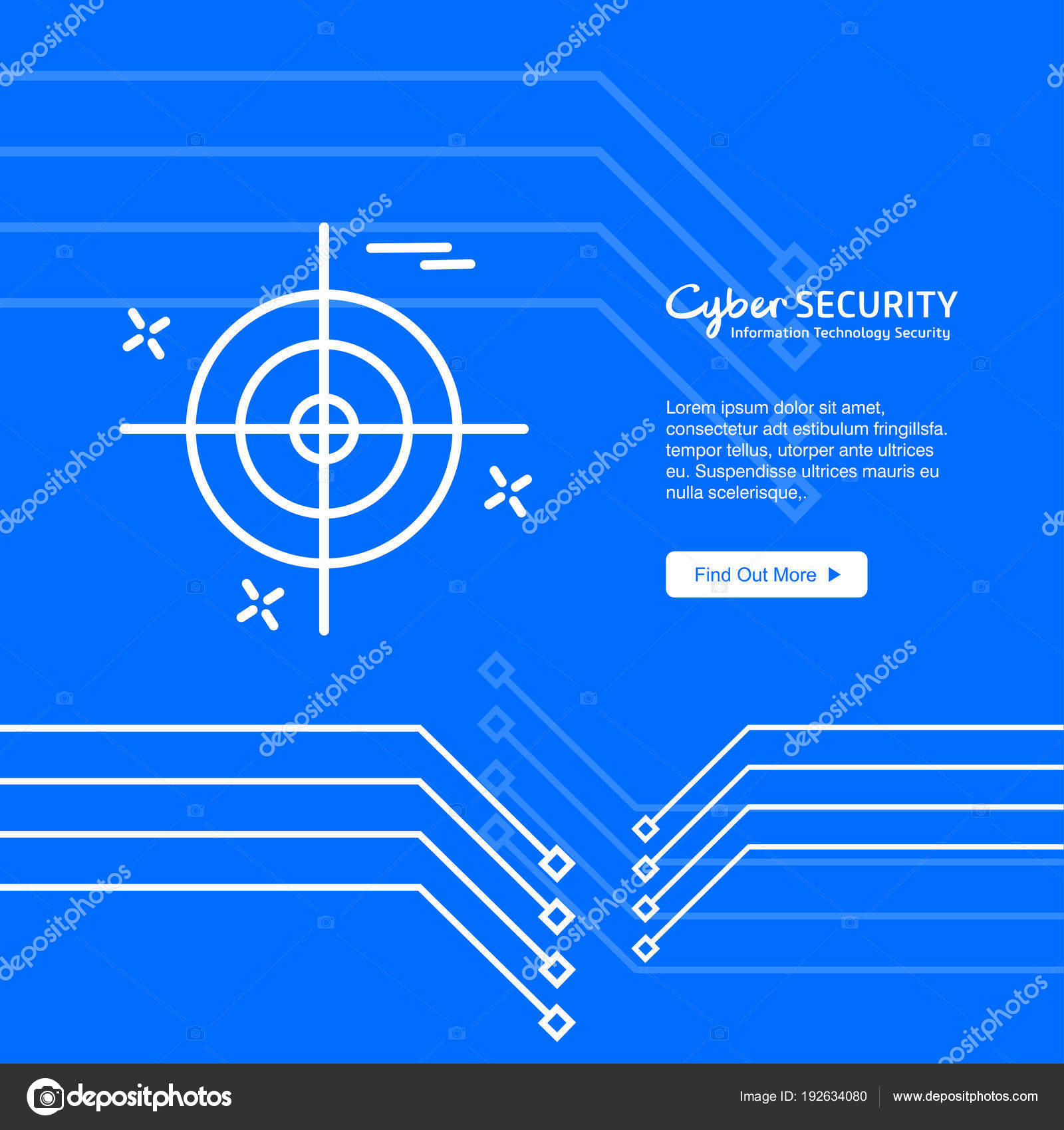 Siber Güvenlik Bayrağı Tasarım Vektörü ©ibrandify 192634080'e ait Stok ...
