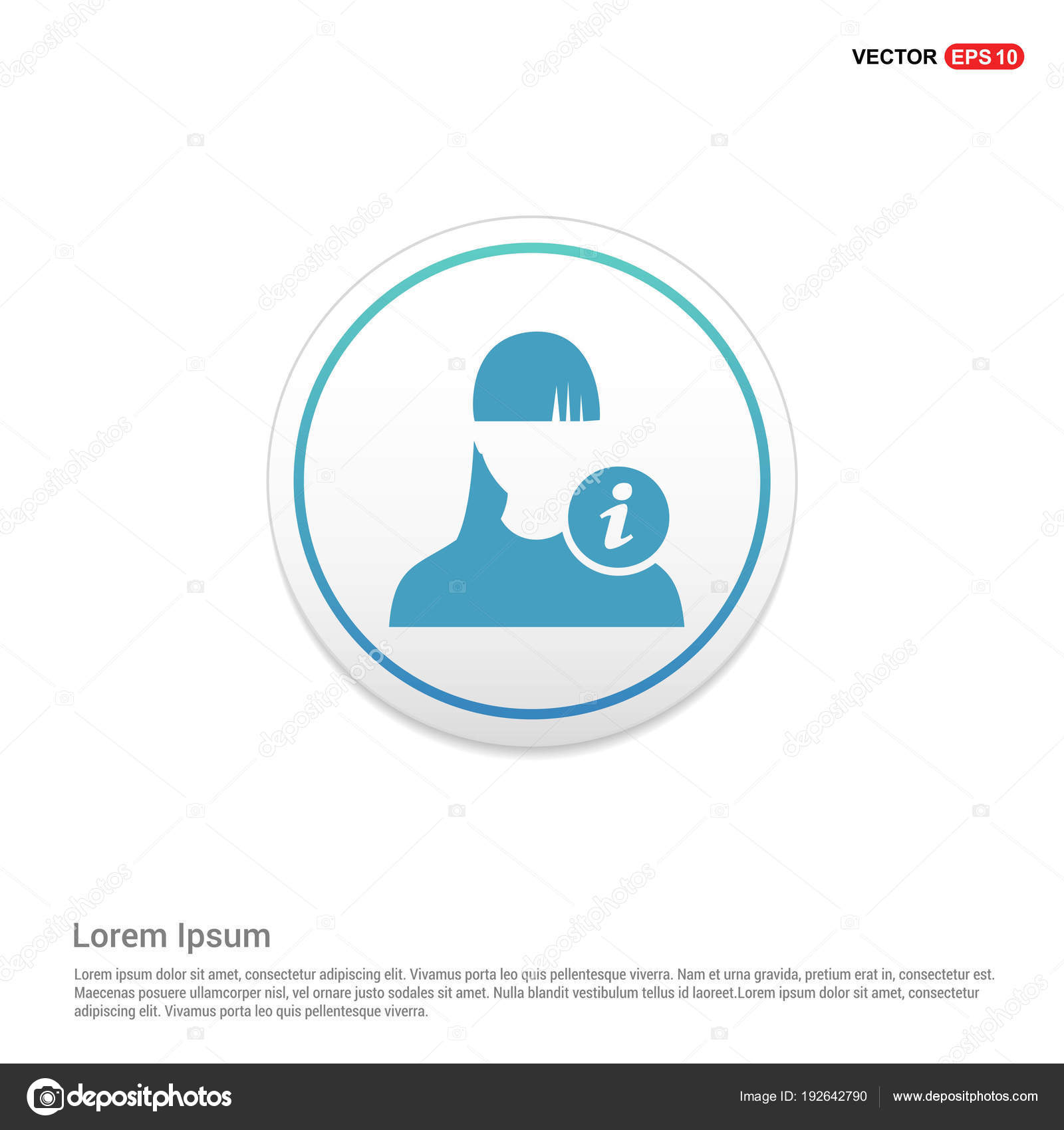 User Icon White Background Stock Vector by ©ibrandify 192642790