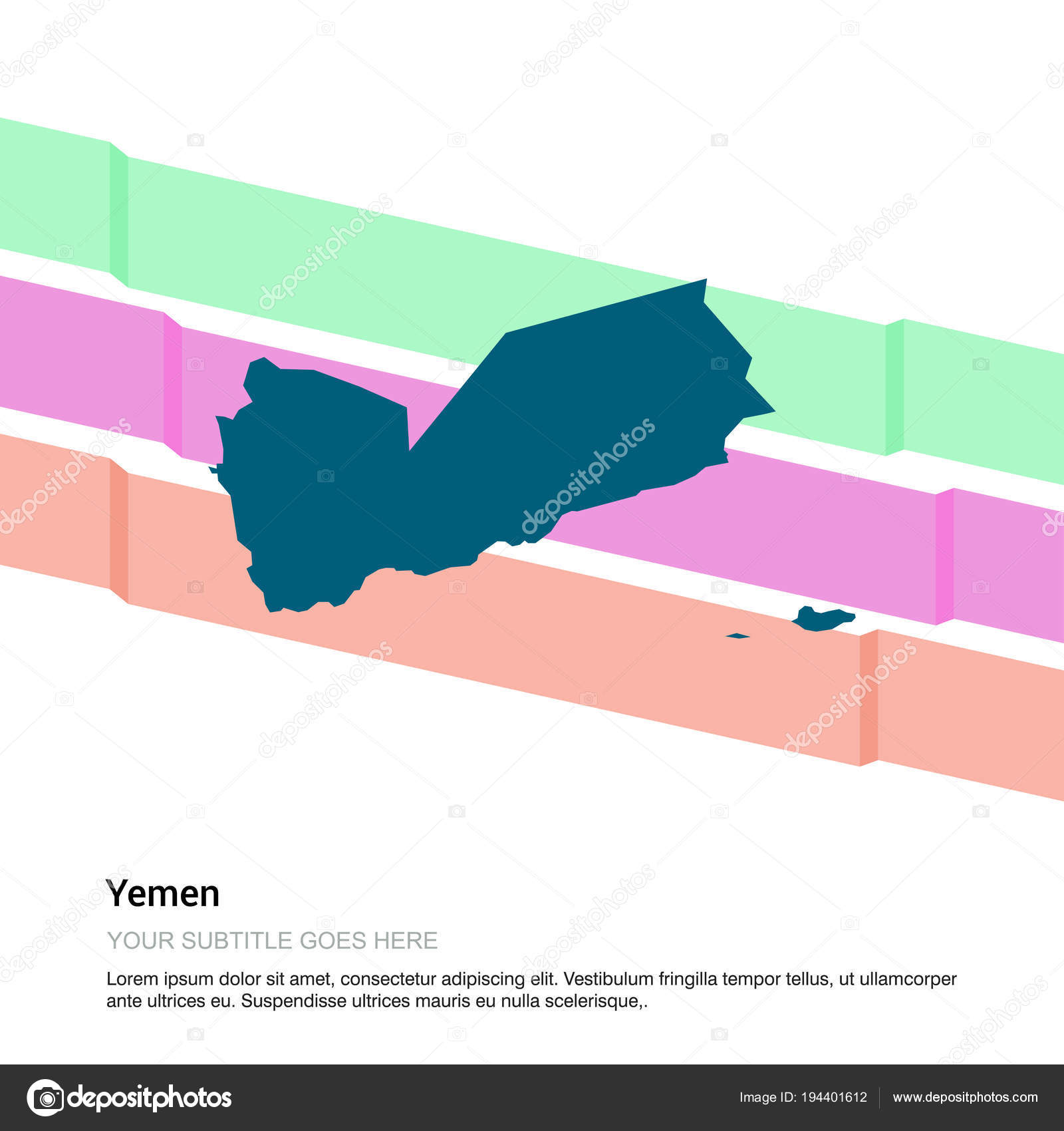 Yemen Map Design White Background Vector Stock Vector Image by ...