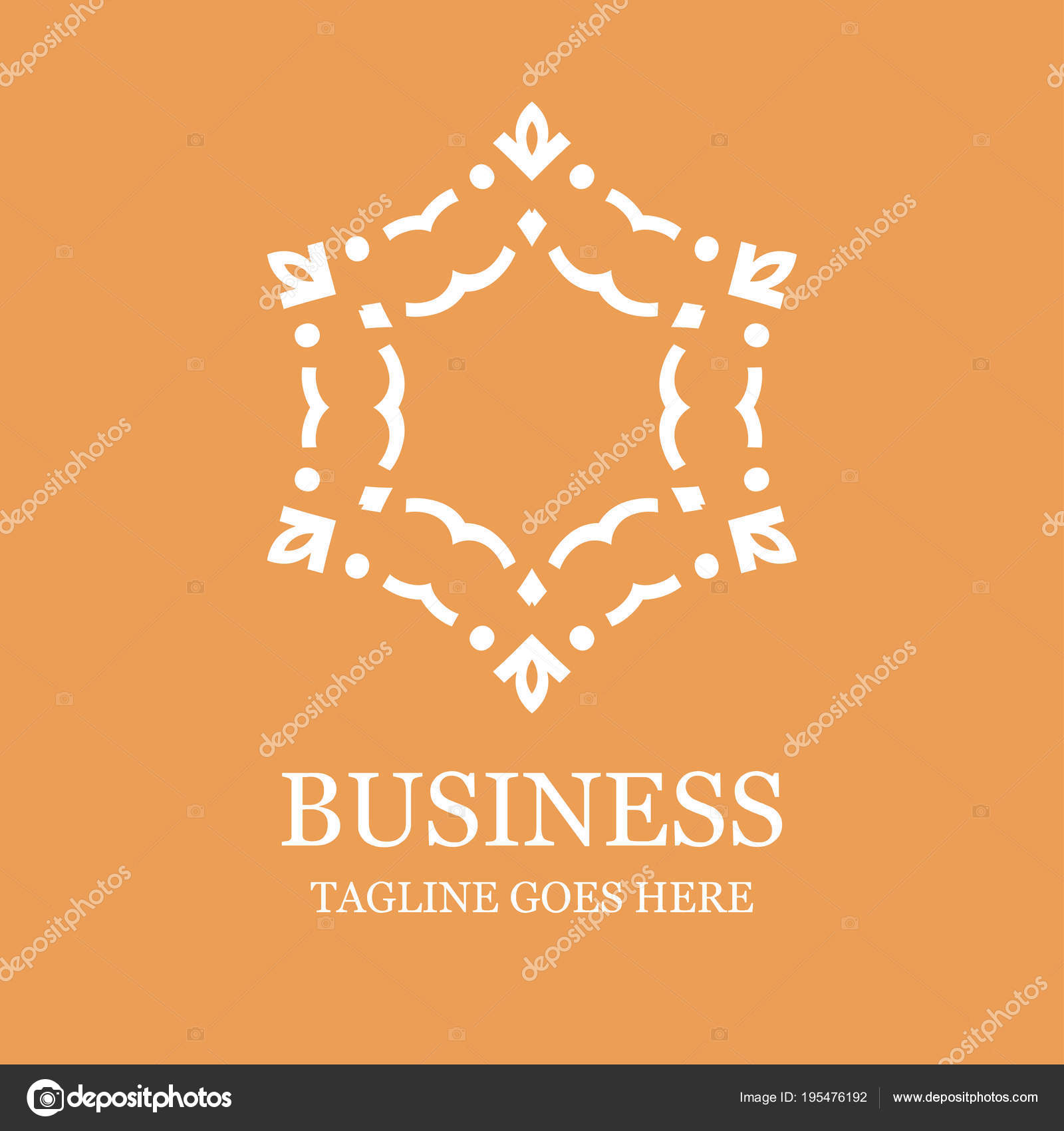 Creative Company Logo Design Typography Color Background Stock Vector ...